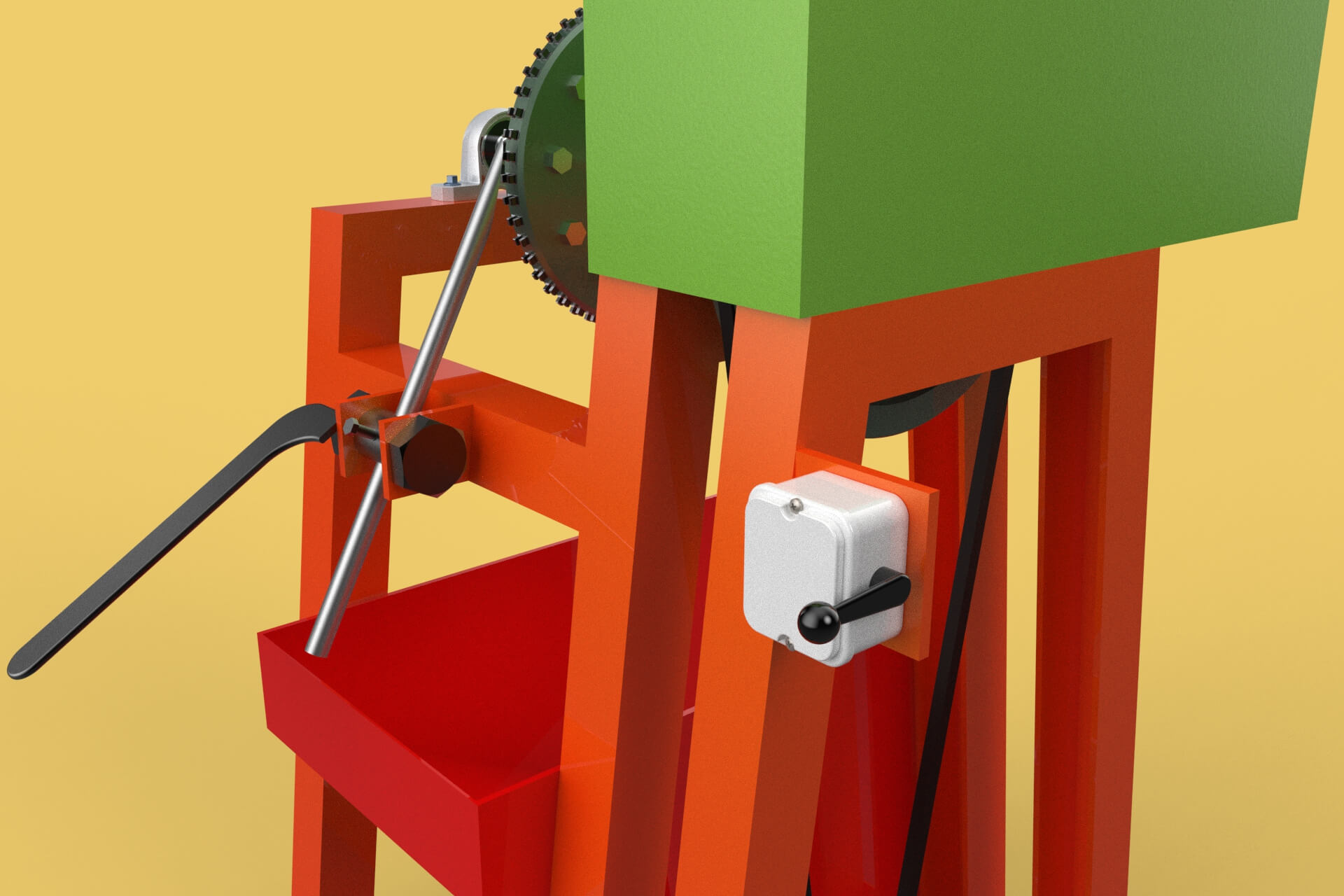 Coconut Shell Removal Peeling Machine Dehusker Tool Extract - 3D Model ...