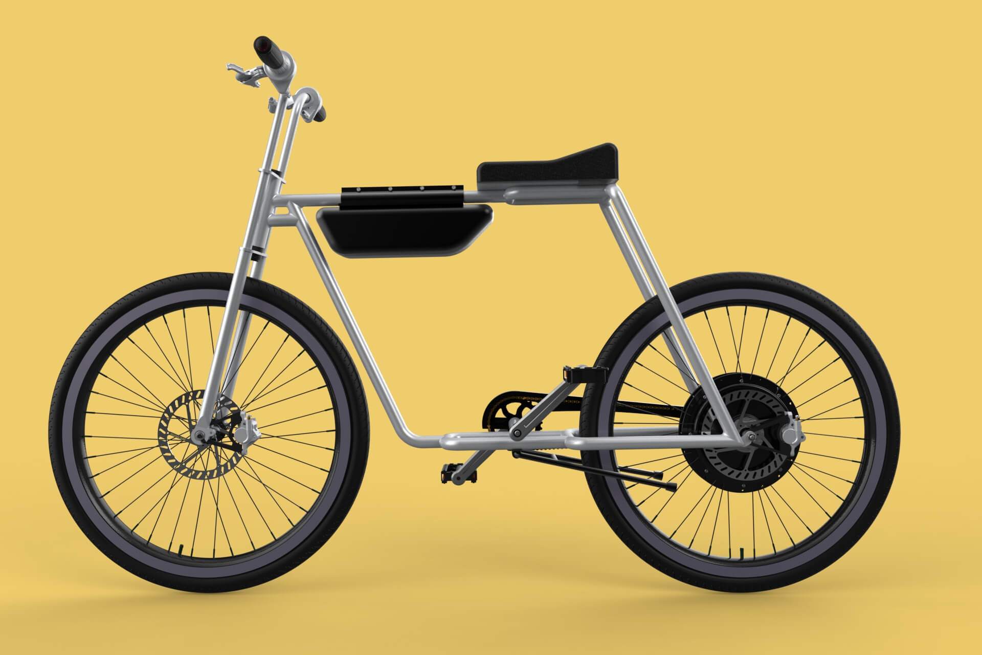 Cool Ecobike Ebike Electric Bicycle Unique EV - 3D Model by surf3d