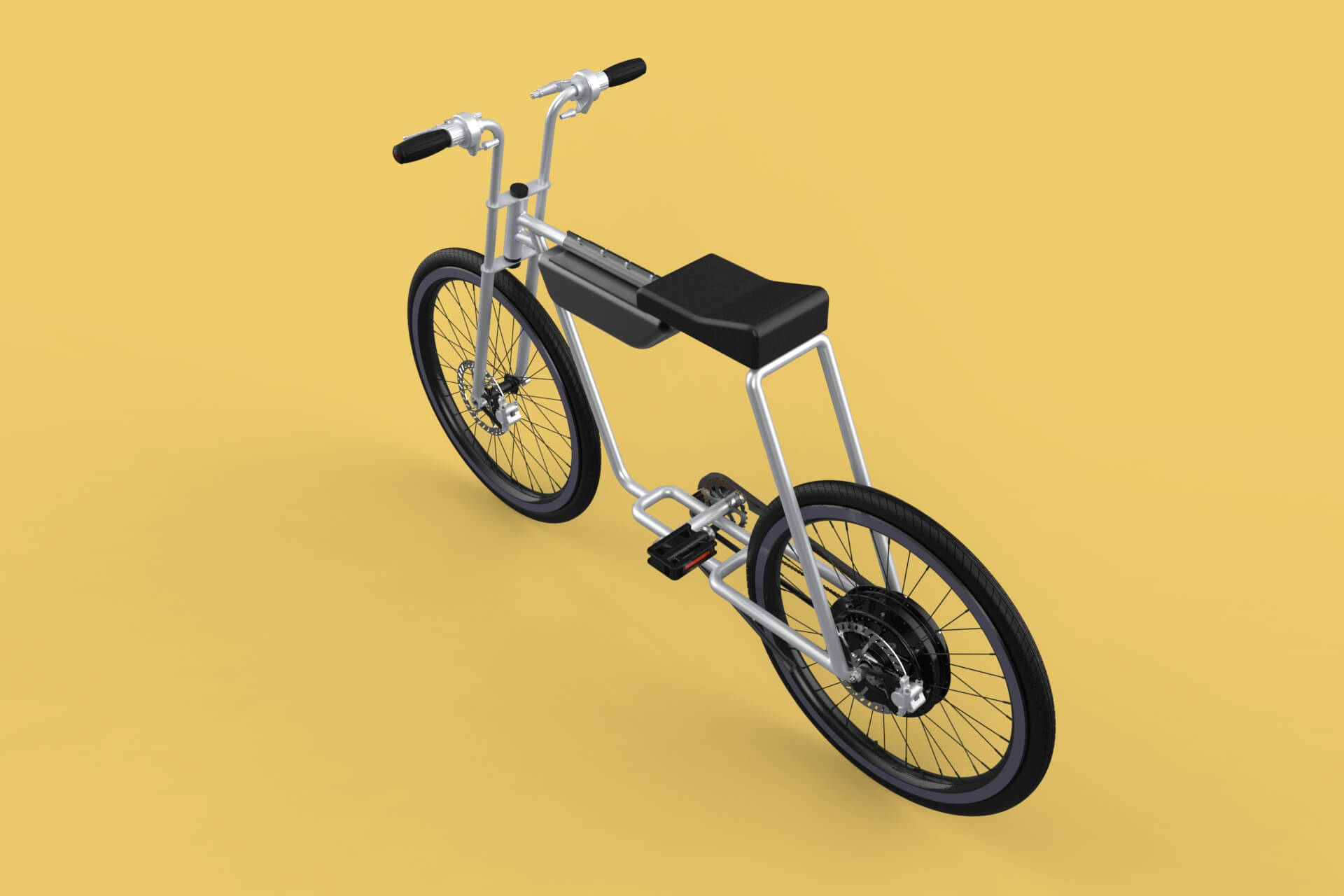 Cool Ecobike Ebike Electric Bicycle Unique EV - 3D Model by surf3d