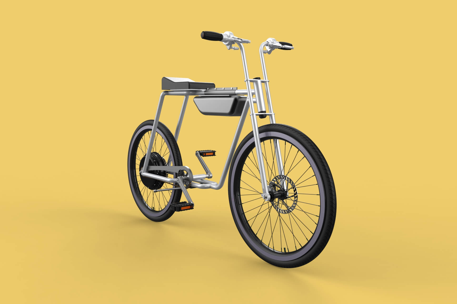 Cool Ecobike Ebike Electric Bicycle Unique EV - 3D Model by surf3d