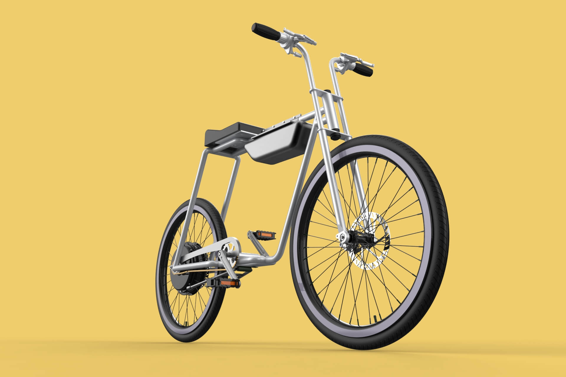 Cool Ecobike Ebike Electric Bicycle Unique EV - 3D Model by surf3d