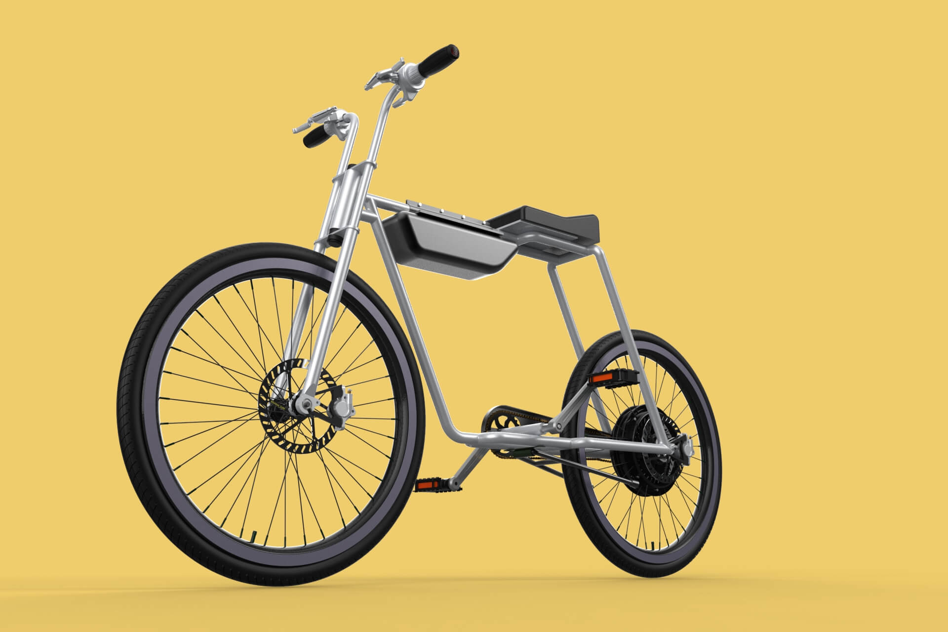 Cool Ecobike Ebike Electric Bicycle Unique EV - 3D Model by surf3d
