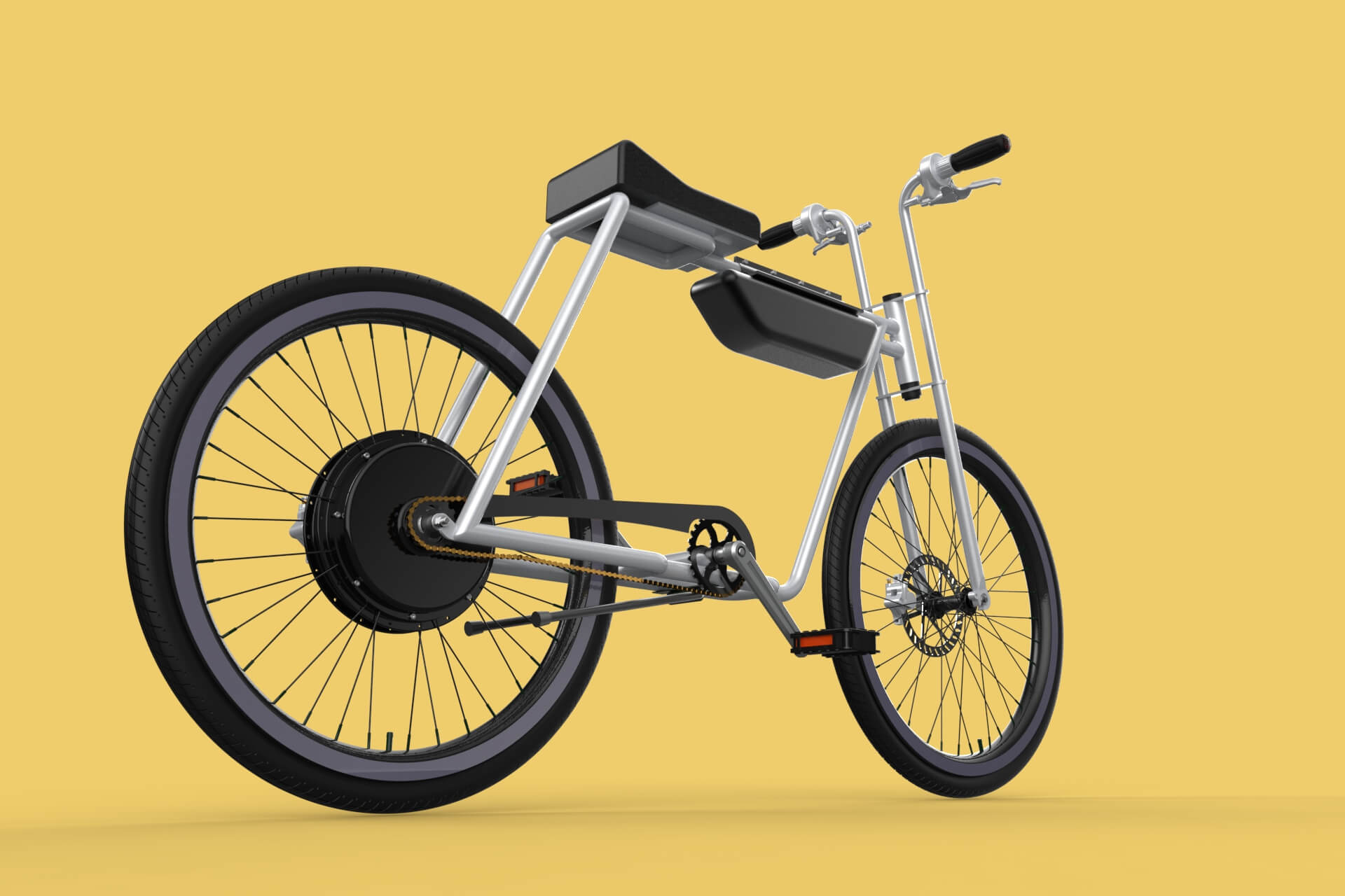 Cool Ecobike Ebike Electric Bicycle Unique EV - 3D Model by surf3d