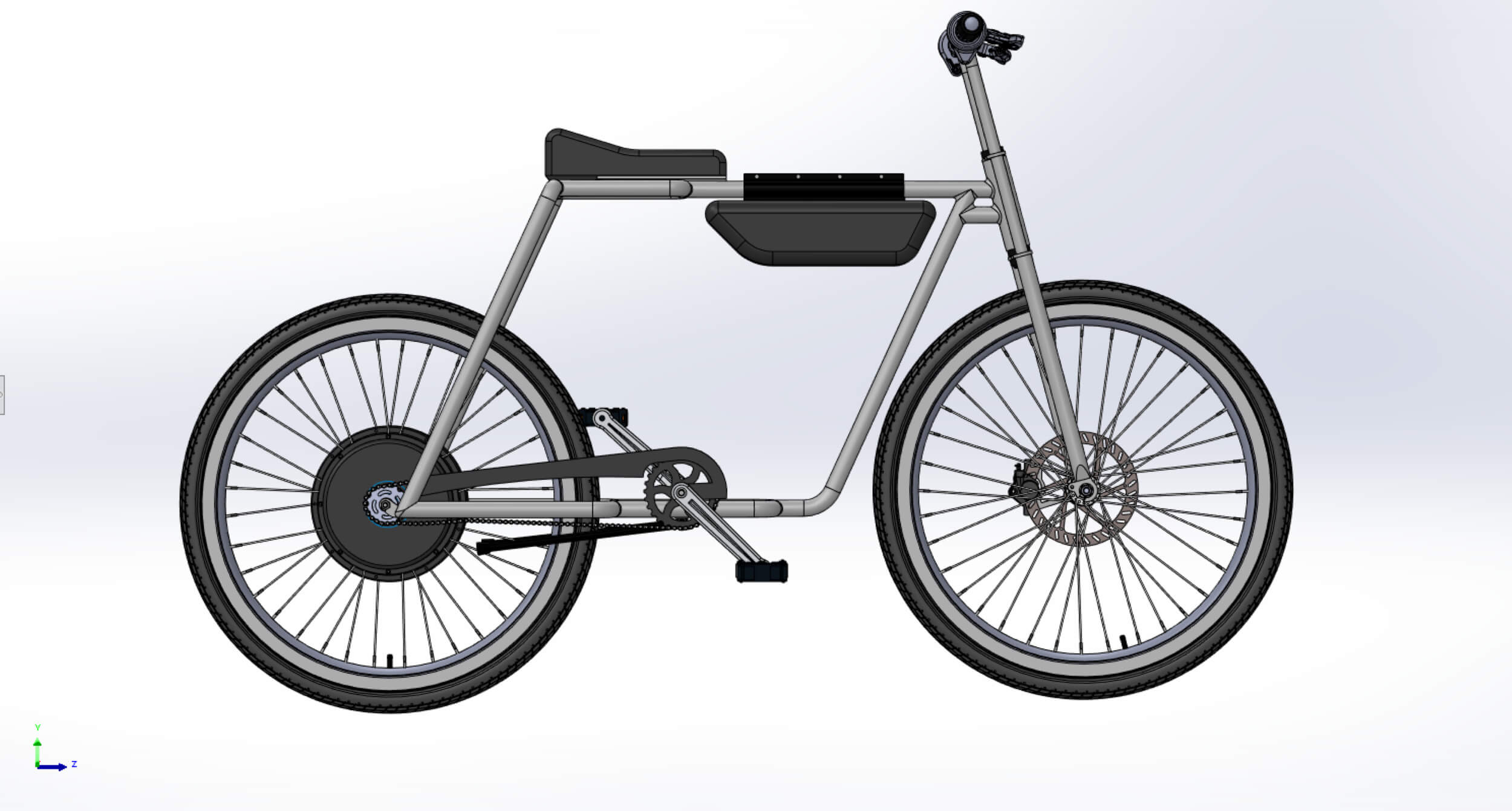 Cool Ecobike Ebike Electric Bicycle Unique EV - 3D Model by surf3d