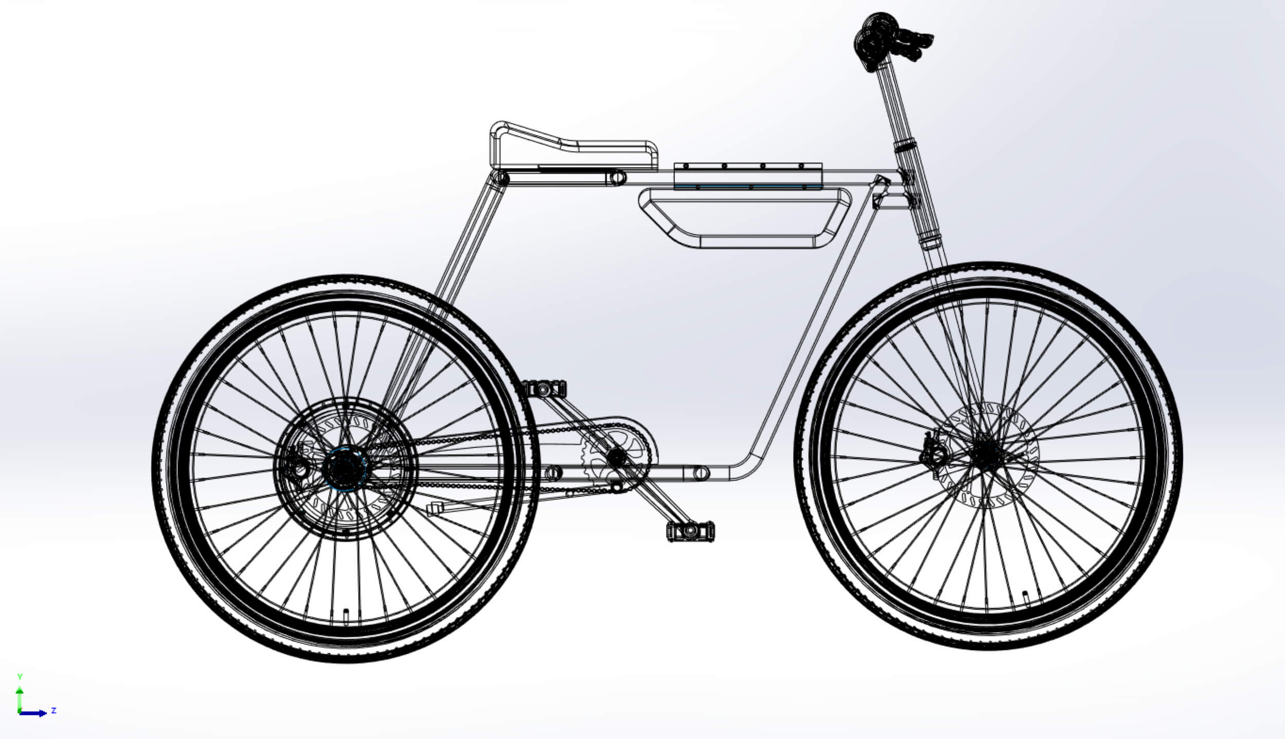 Cool Ecobike Ebike Electric Bicycle Unique EV - 3D Model by surf3d