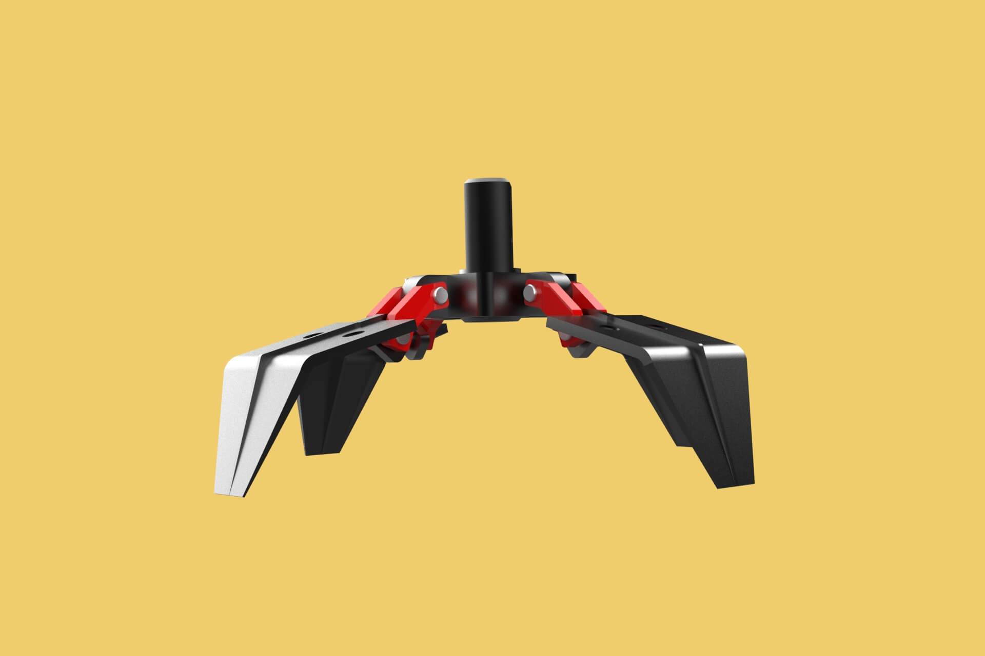 CRANE ATTACHMENT ARM GRABBER GRAPPLE HOOK JAW TONG CRAWLER - 3D Model ...