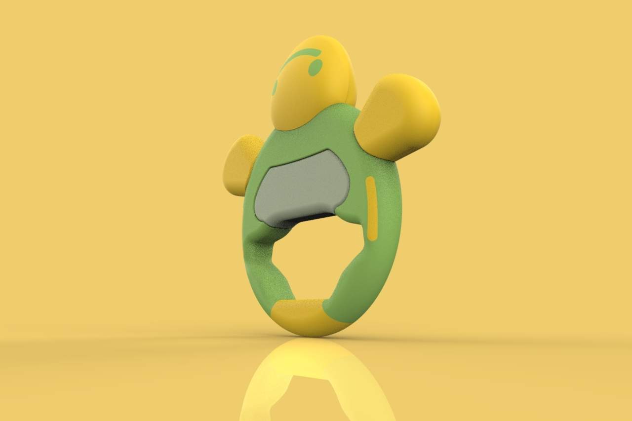 Baby Rattle Toy Turtle - 3D Model by surf3d