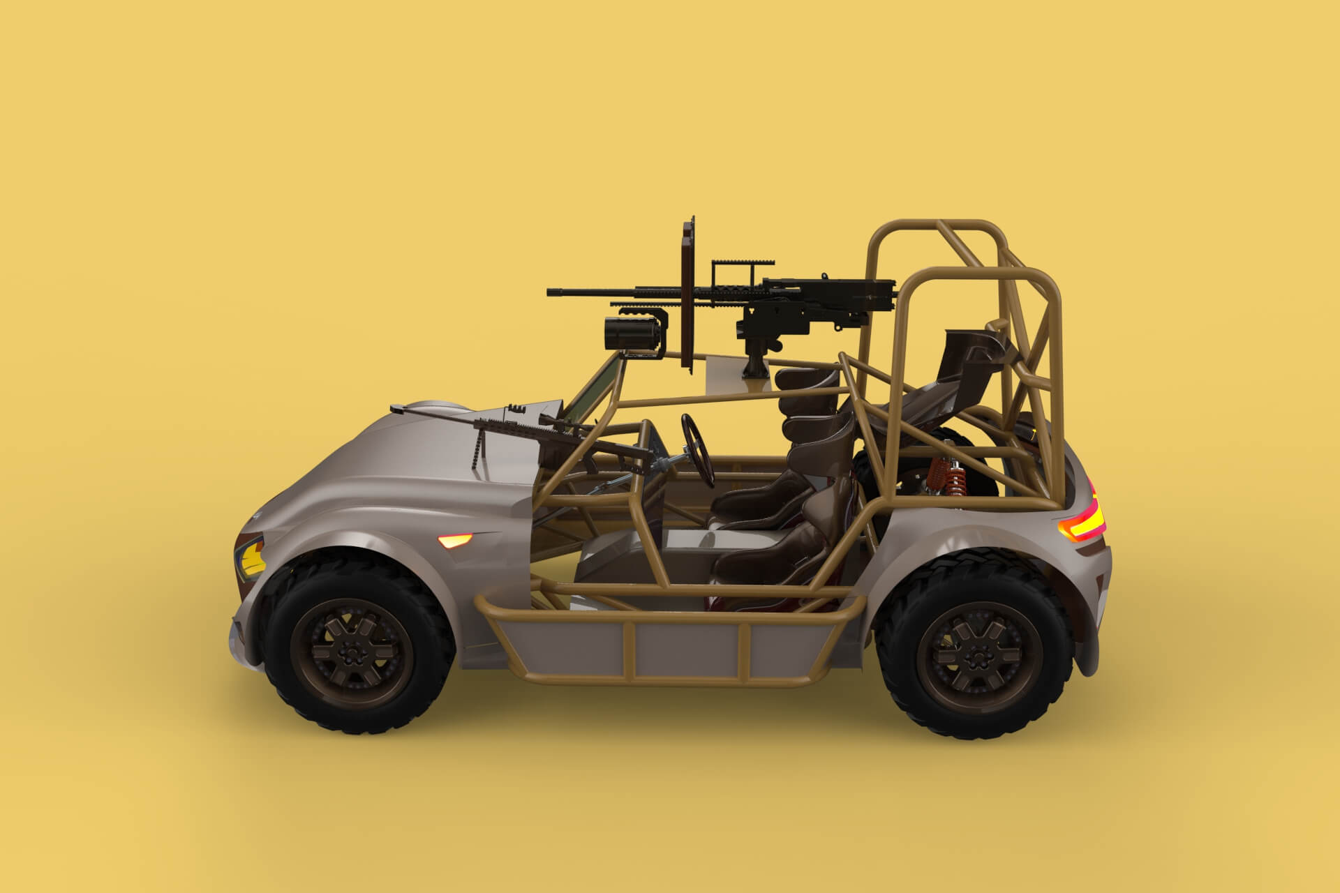 Desert Patrol Vehicle Military Dpv Dune Buggy - 3D Model by surf3d