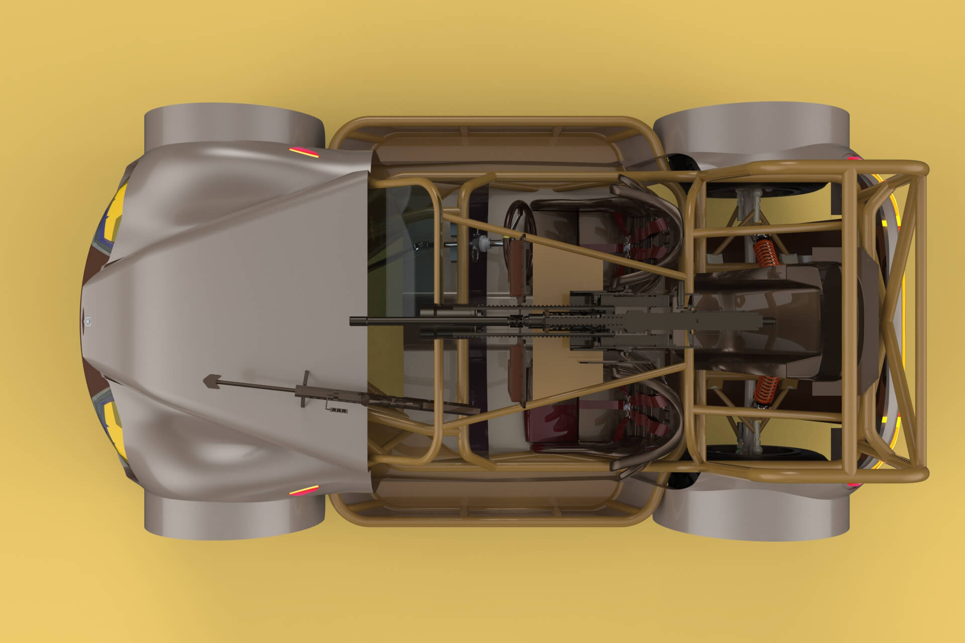 Desert Patrol Vehicle Military Dpv Dune Buggy - 3D Model by surf3d