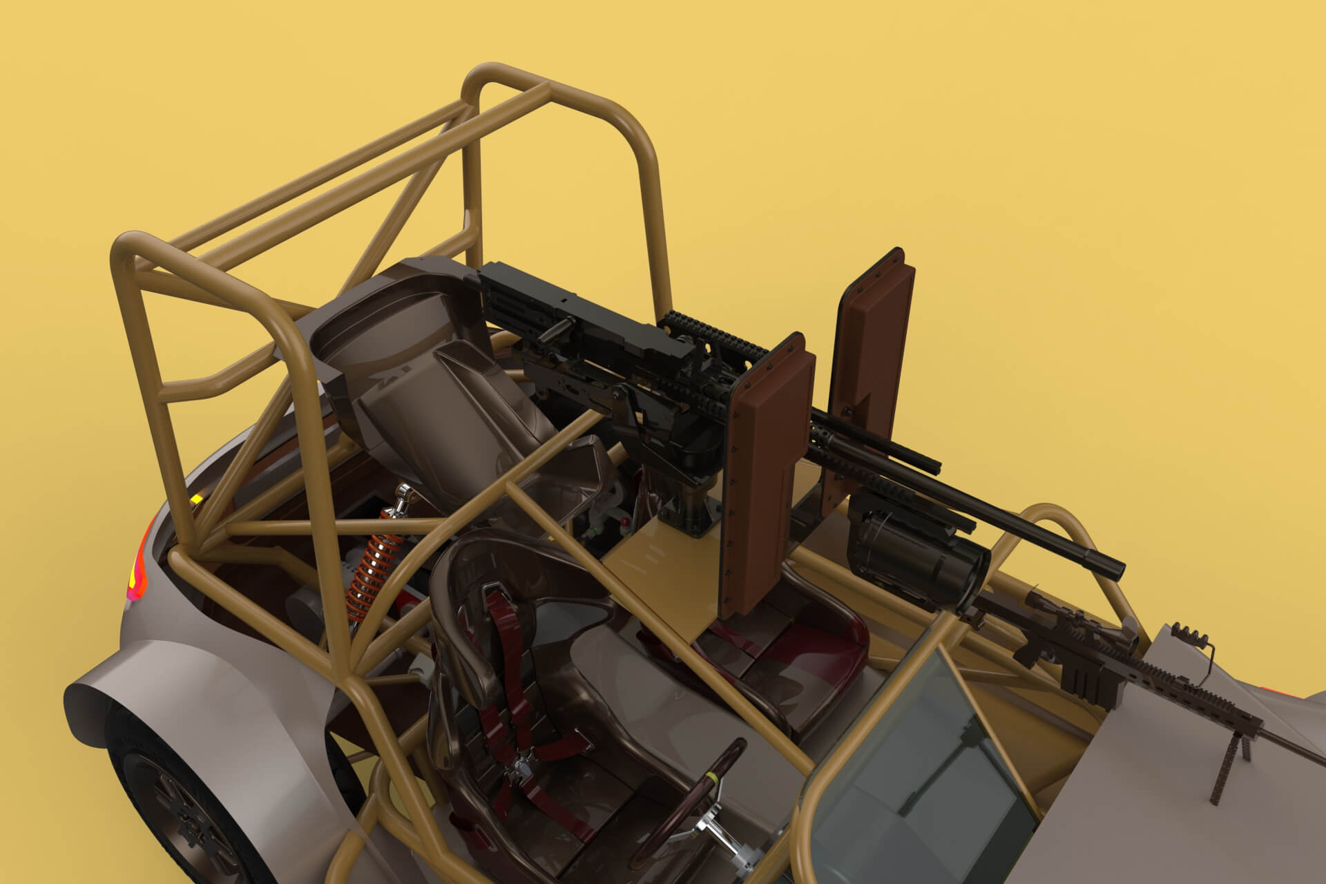 Desert Patrol Vehicle Military Dpv Dune Buggy - 3D Model by surf3d