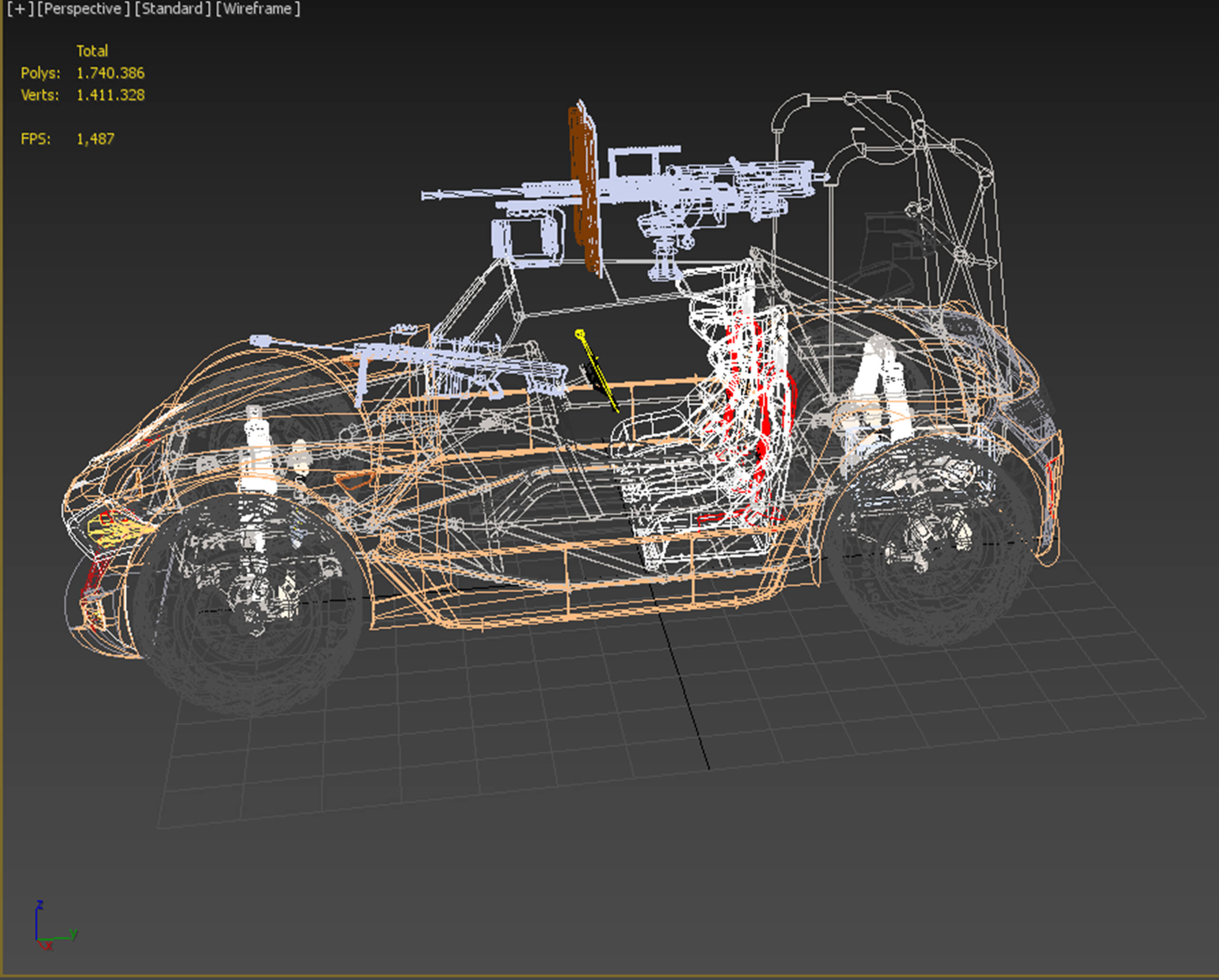 Desert Patrol Vehicle Military Dpv Dune Buggy - 3D Model by surf3d