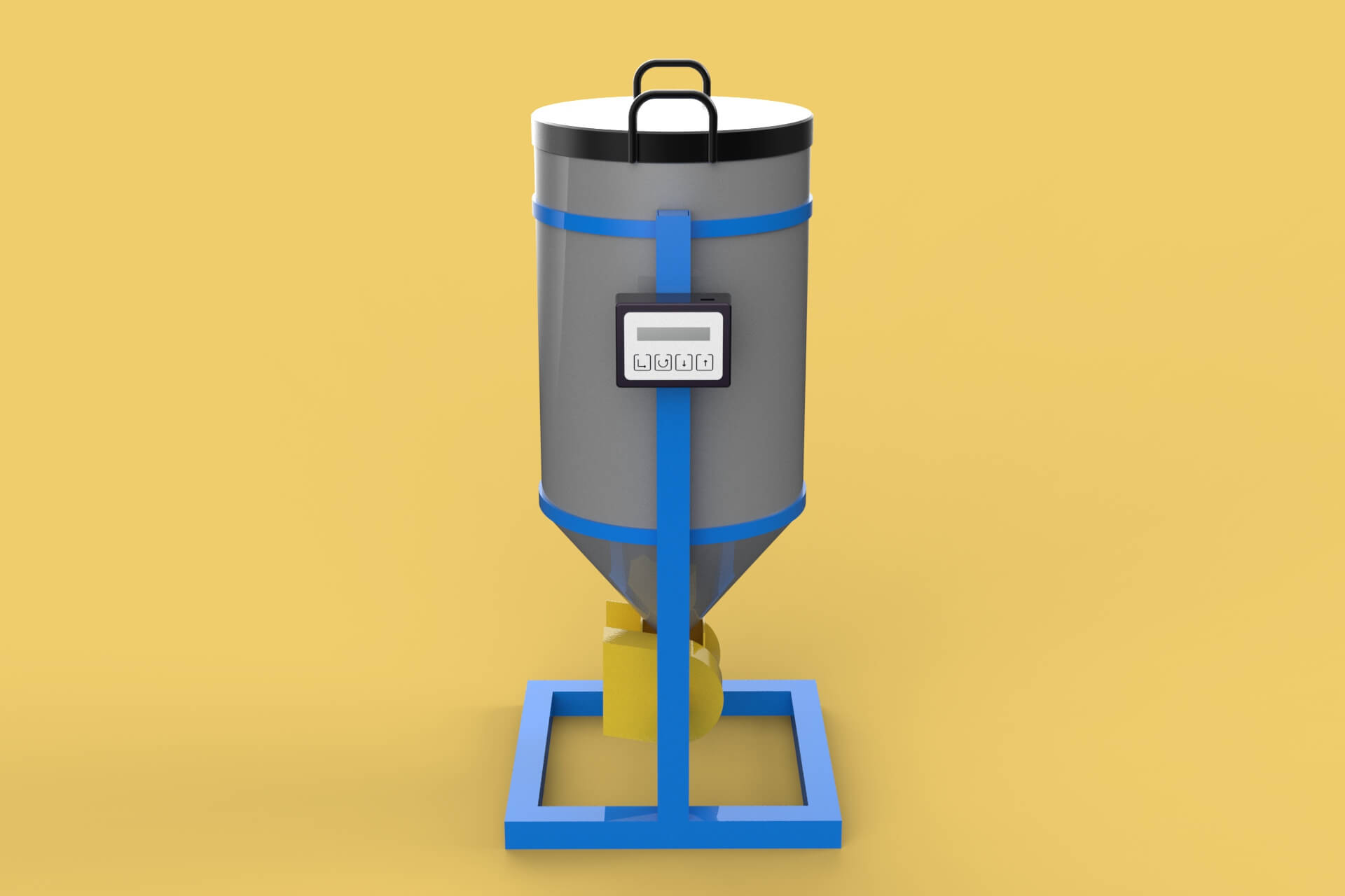 Directional Fish Feeder Centrifugal Spreader Rotary - 3D Model by surf3d