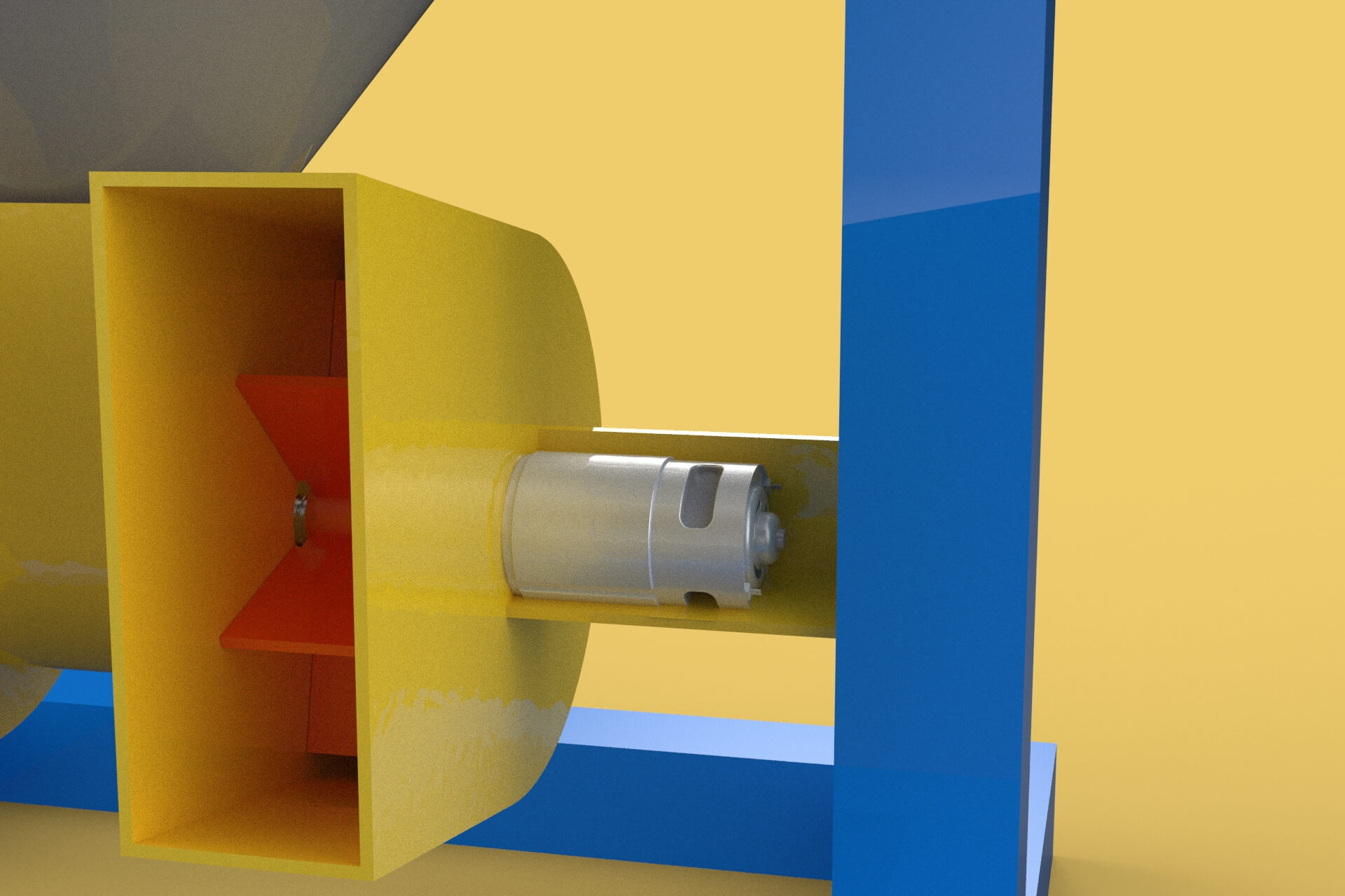 Directional Fish Feeder Centrifugal Spreader Rotary - 3D Model by surf3d