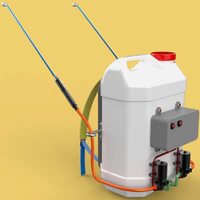 Agriculture Knapsack Sprayer - 3D Model by surf3d