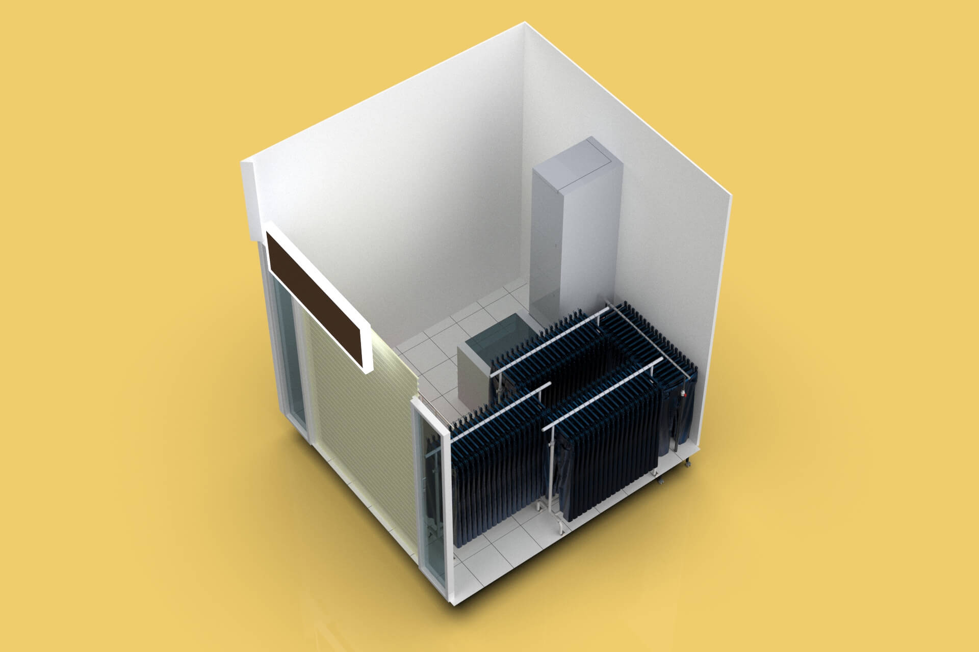 Dress Cloth Shop Store Boutique Interior Room - 3D Model by surf3d