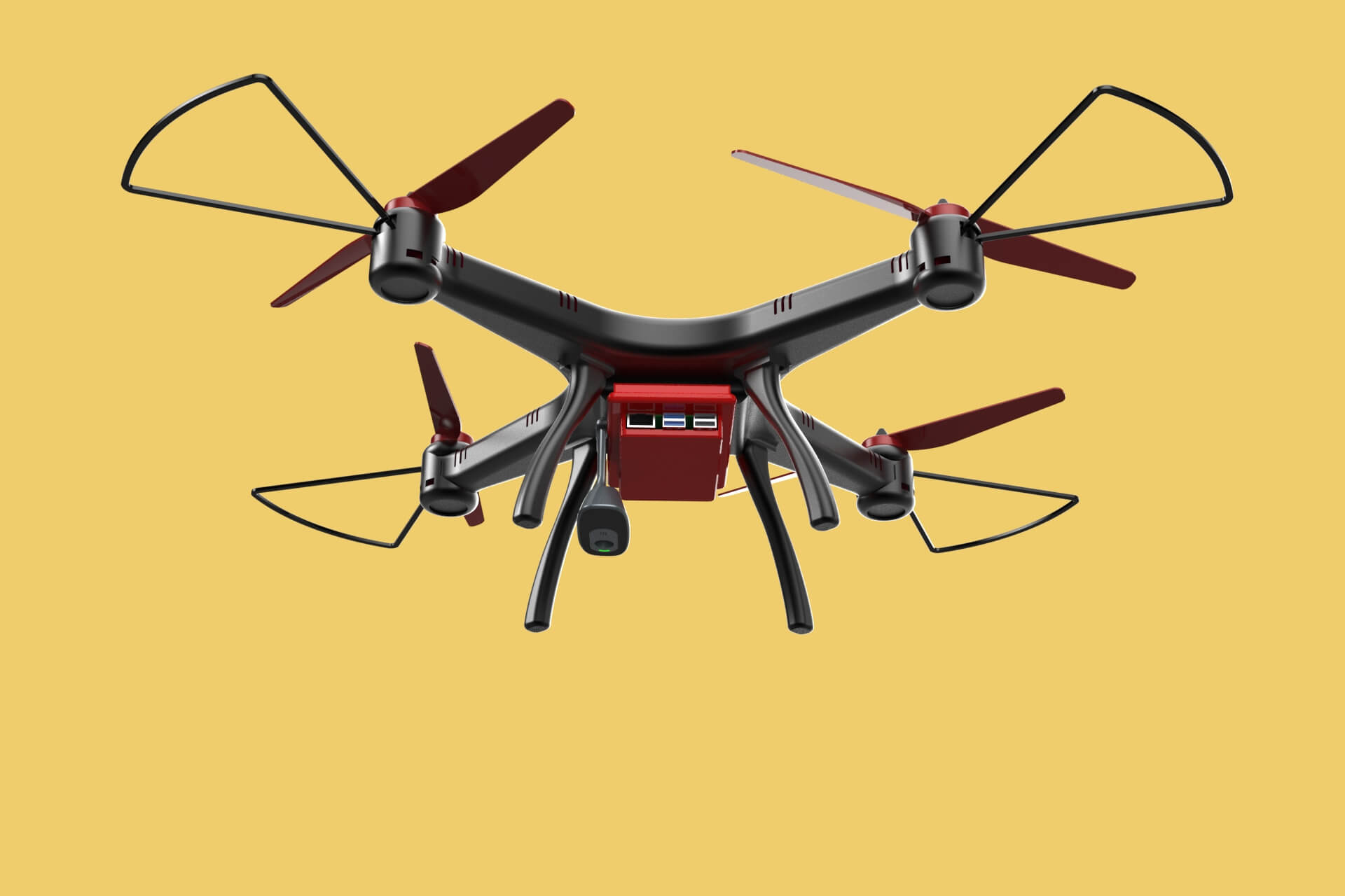 Drone Webcam HD Camera Mod Quadcopter UAV Uas Aerial Fpv RC - 3D Model ...