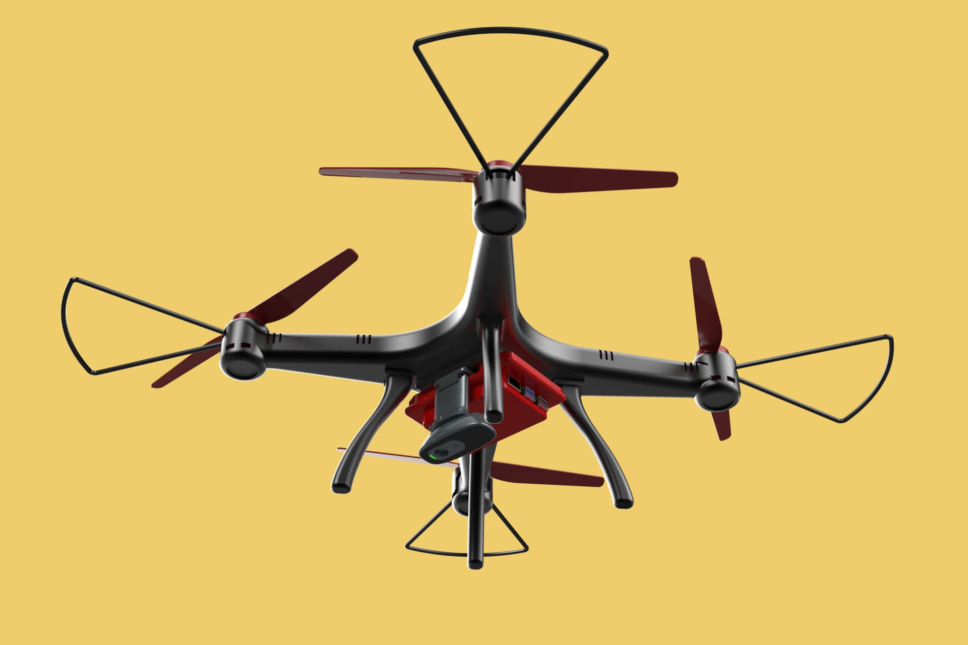 Drone Webcam HD Camera Mod Quadcopter UAV Uas Aerial Fpv RC - 3D Model ...