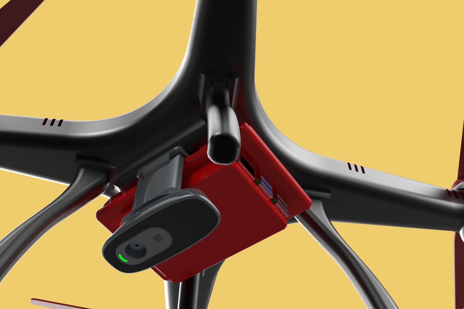 Drone Webcam HD Camera Mod Quadcopter UAV Uas Aerial Fpv RC - 3D Model ...