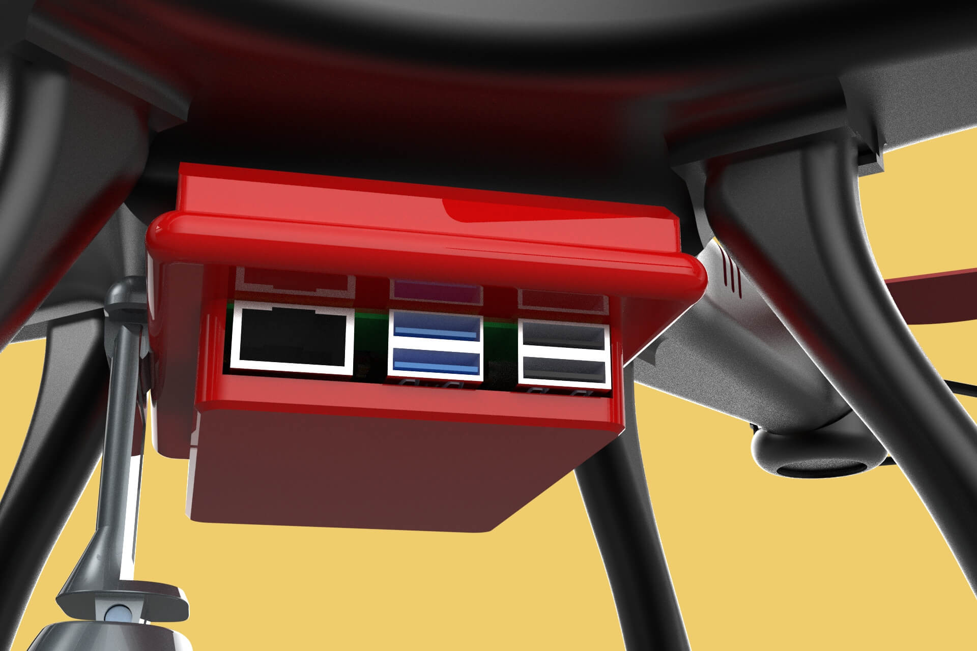 Drone Webcam HD Camera Mod Quadcopter UAV Uas Aerial Fpv RC - 3D Model ...