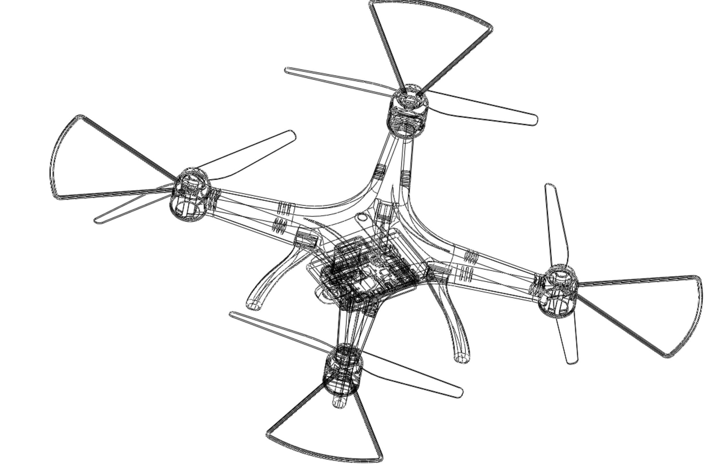 Drone Webcam HD Camera Mod Quadcopter UAV Uas Aerial Fpv RC - 3D Model ...