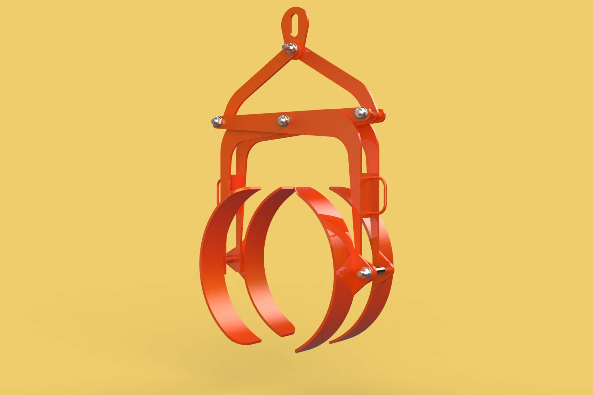 Drum Barrel Horizontal Tongs Scissor Gripper Lifting Clamp - 3D Model ...