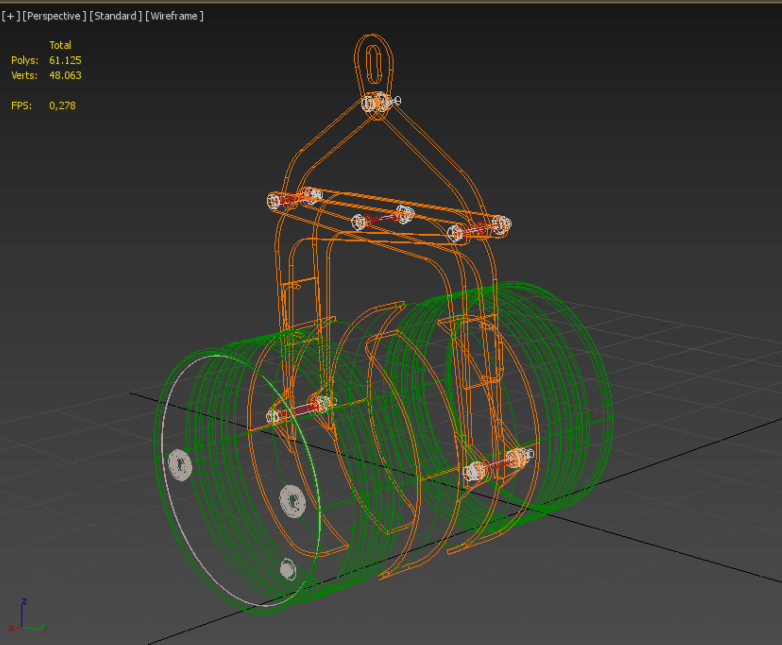 Drum Barrel Horizontal Tongs Scissor Gripper Lifting Clamp - 3D Model ...