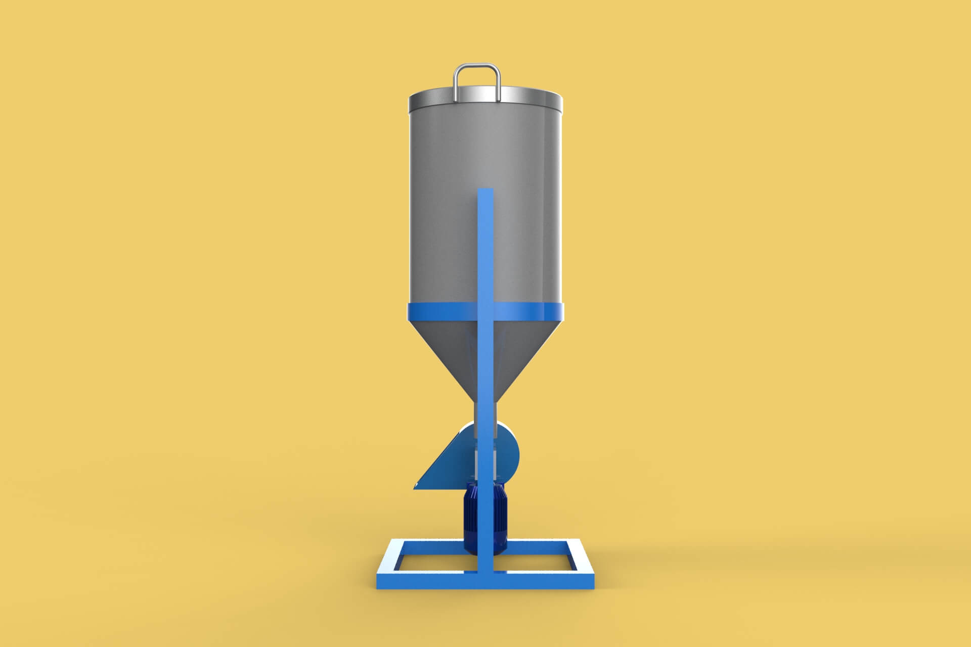 Dual Directional Fish Feeder Centrifugal Spreader Rotary - 3D Model by ...