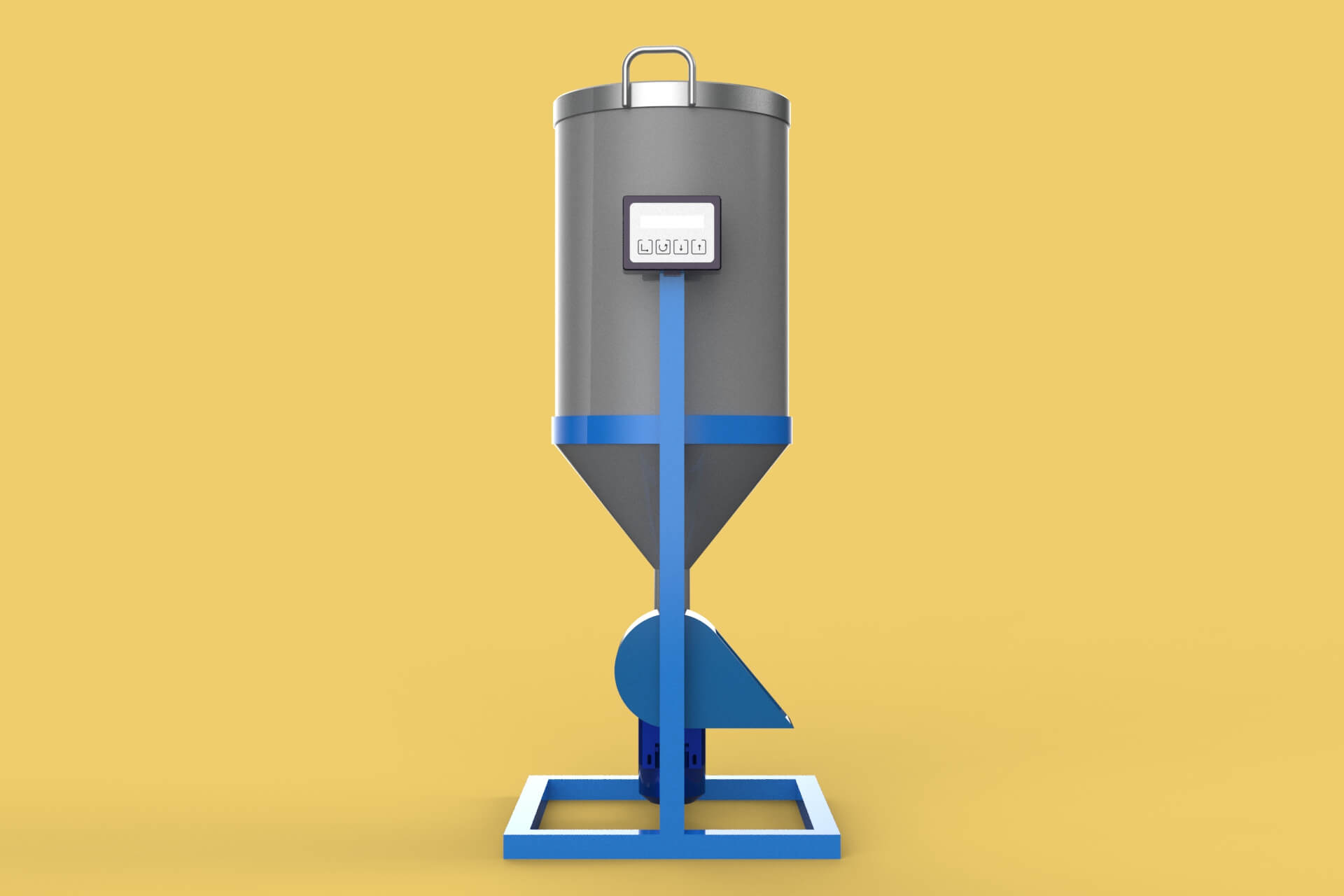 Dual Directional Fish Feeder Centrifugal Spreader Rotary - 3D Model by ...