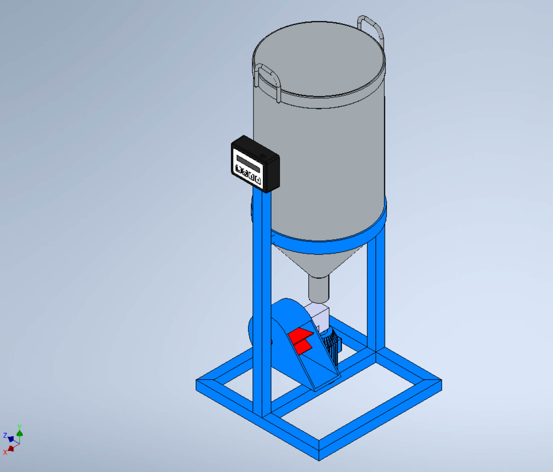 Dual Directional Fish Feeder Centrifugal Spreader Rotary - 3D Model by ...
