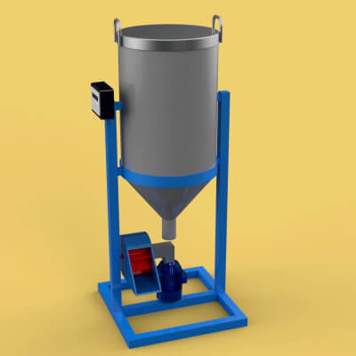 Dual Directional Fish Feeder Centrifugal Spreader Rotary - 3D Model by ...