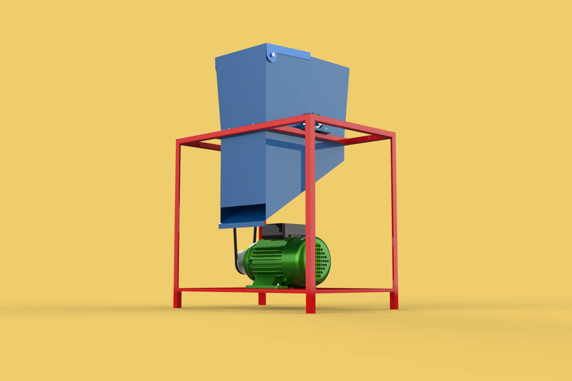 Electric Coconut Grating Machine Shredder Scraper Chopper - 3D Model by ...