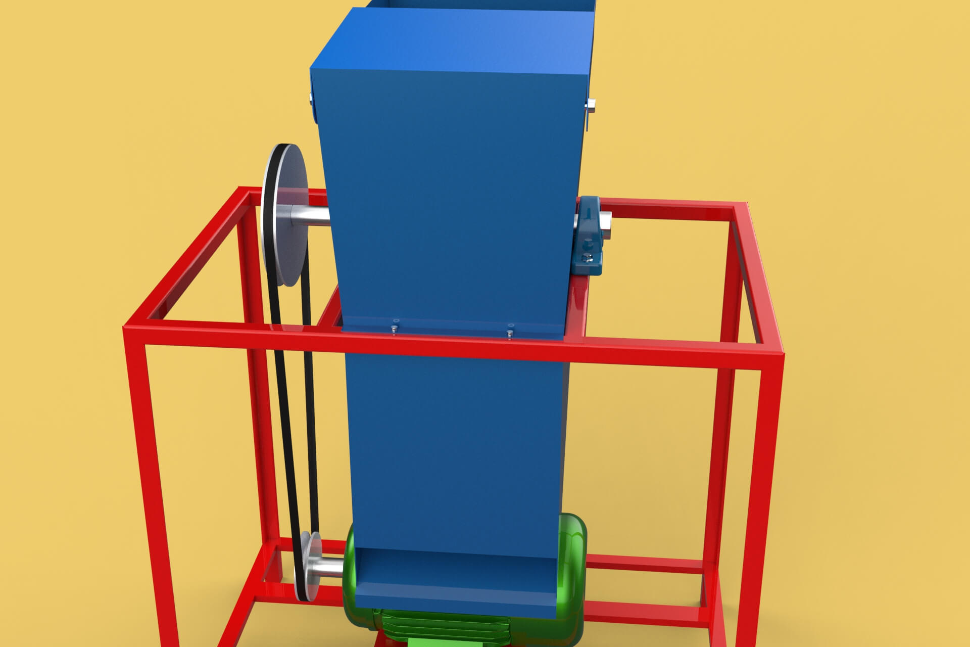 Electric Coconut Grating Machine Shredder Scraper Chopper - 3D Model by ...