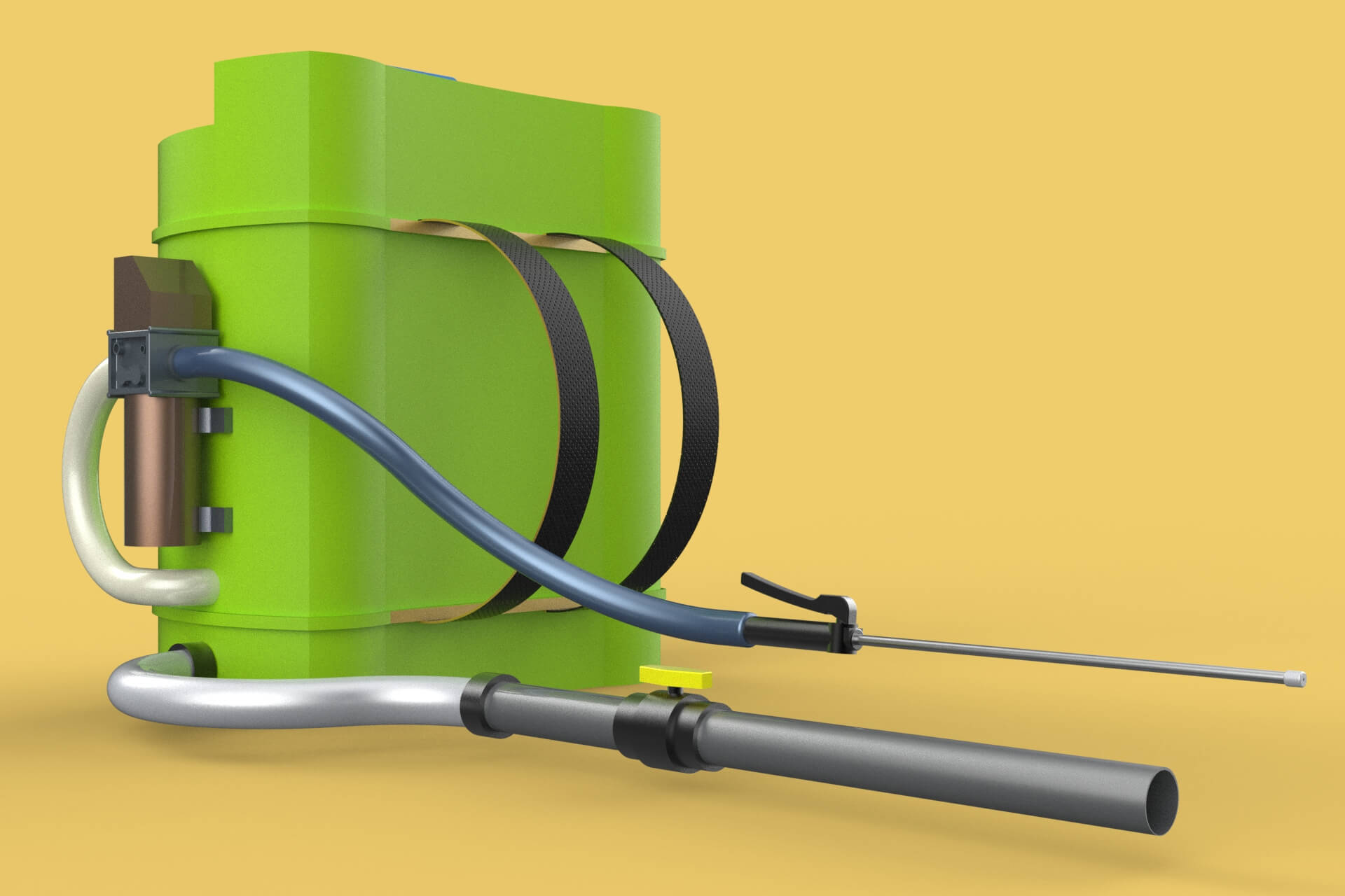 Electric Knapsack Garden Sprayer Backpack Fertilizer Spray - 3D Model ...