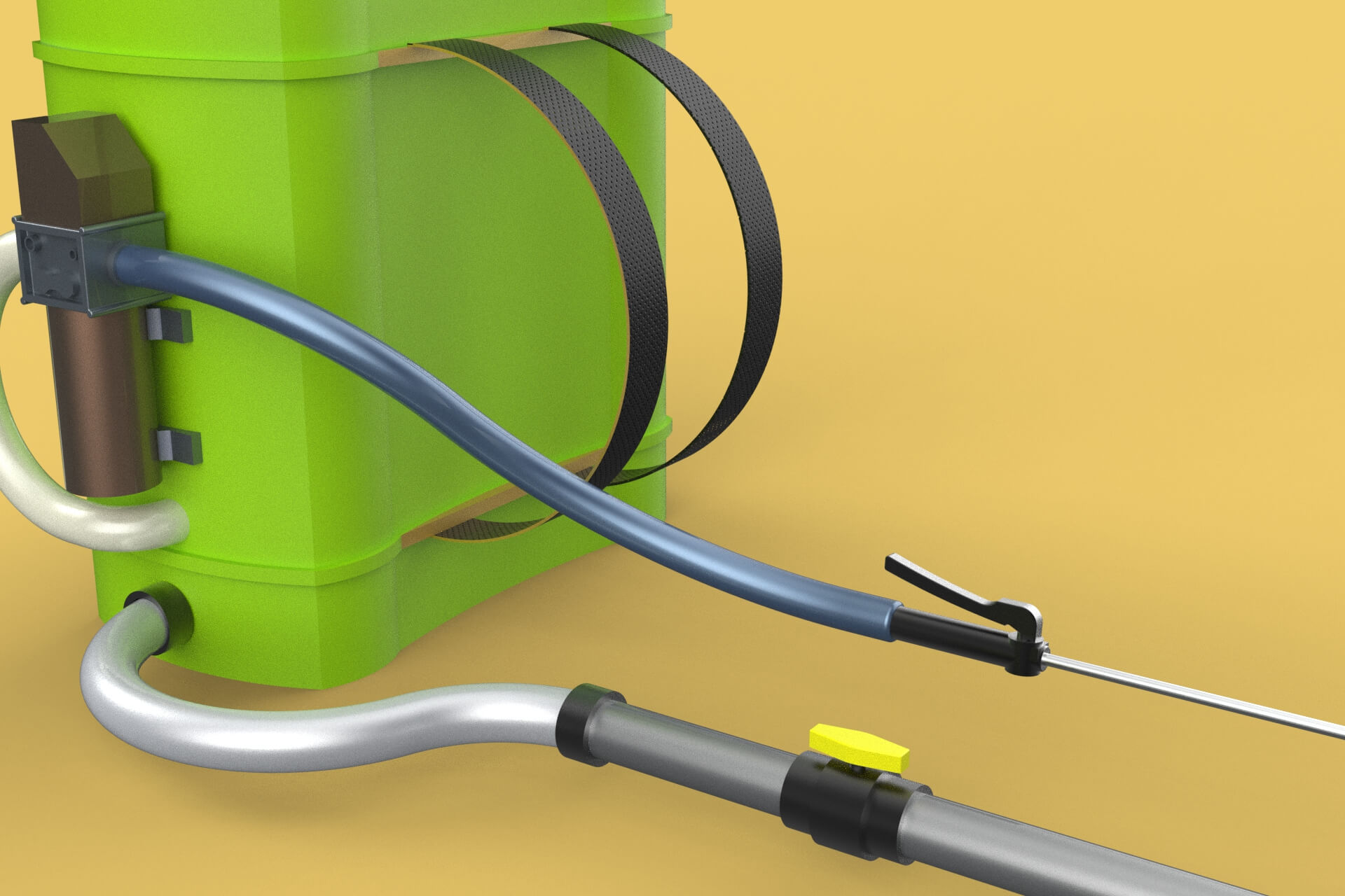 Electric Knapsack Garden Sprayer Backpack Fertilizer Spray - 3D Model ...