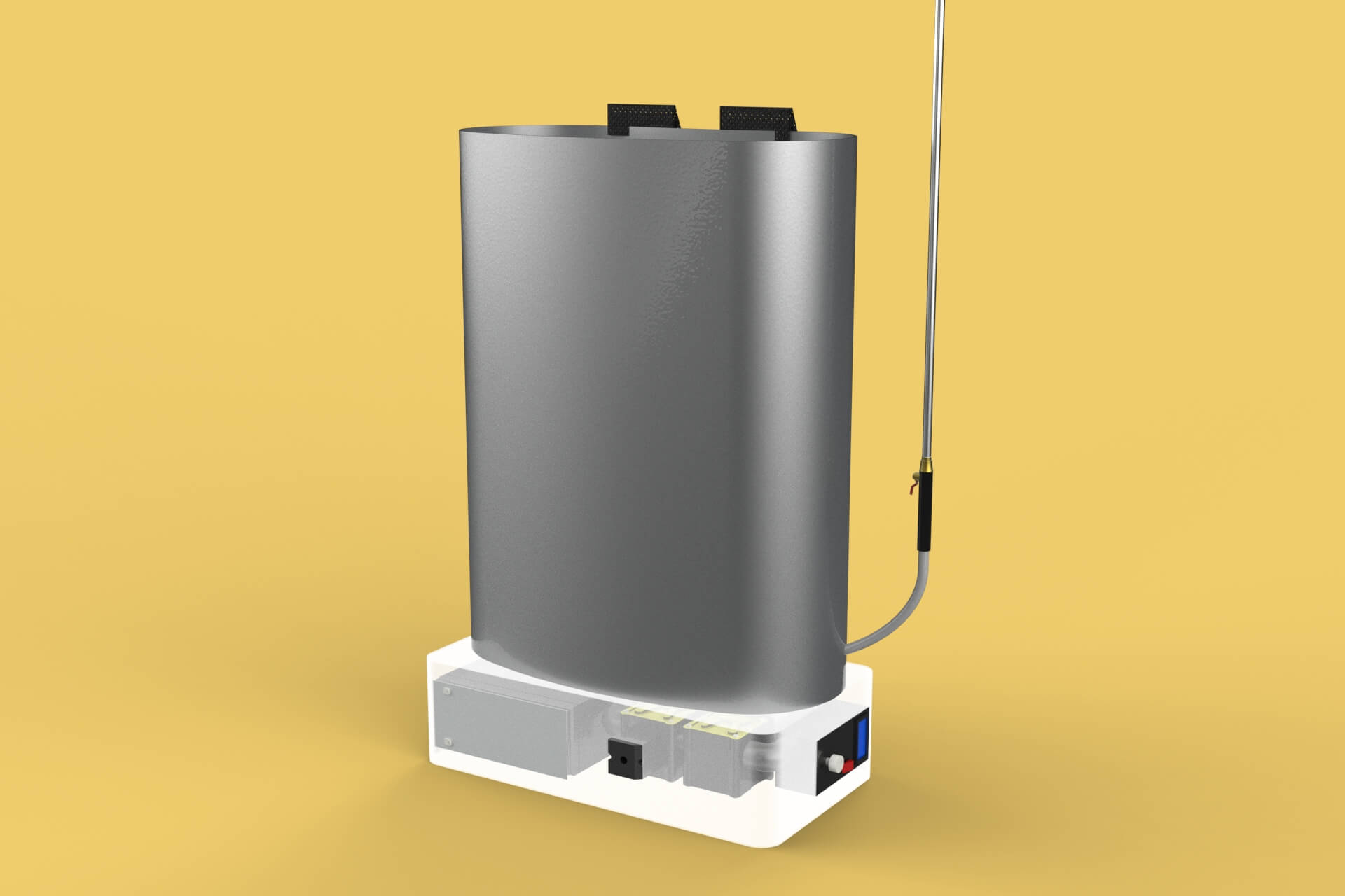 Electric Knapsack Sprayer Backpack Tank Pump Motor Battery - 3D Model ...