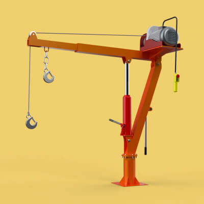 Step 3D Models | Industrial | Engine Hoists | RenderHub