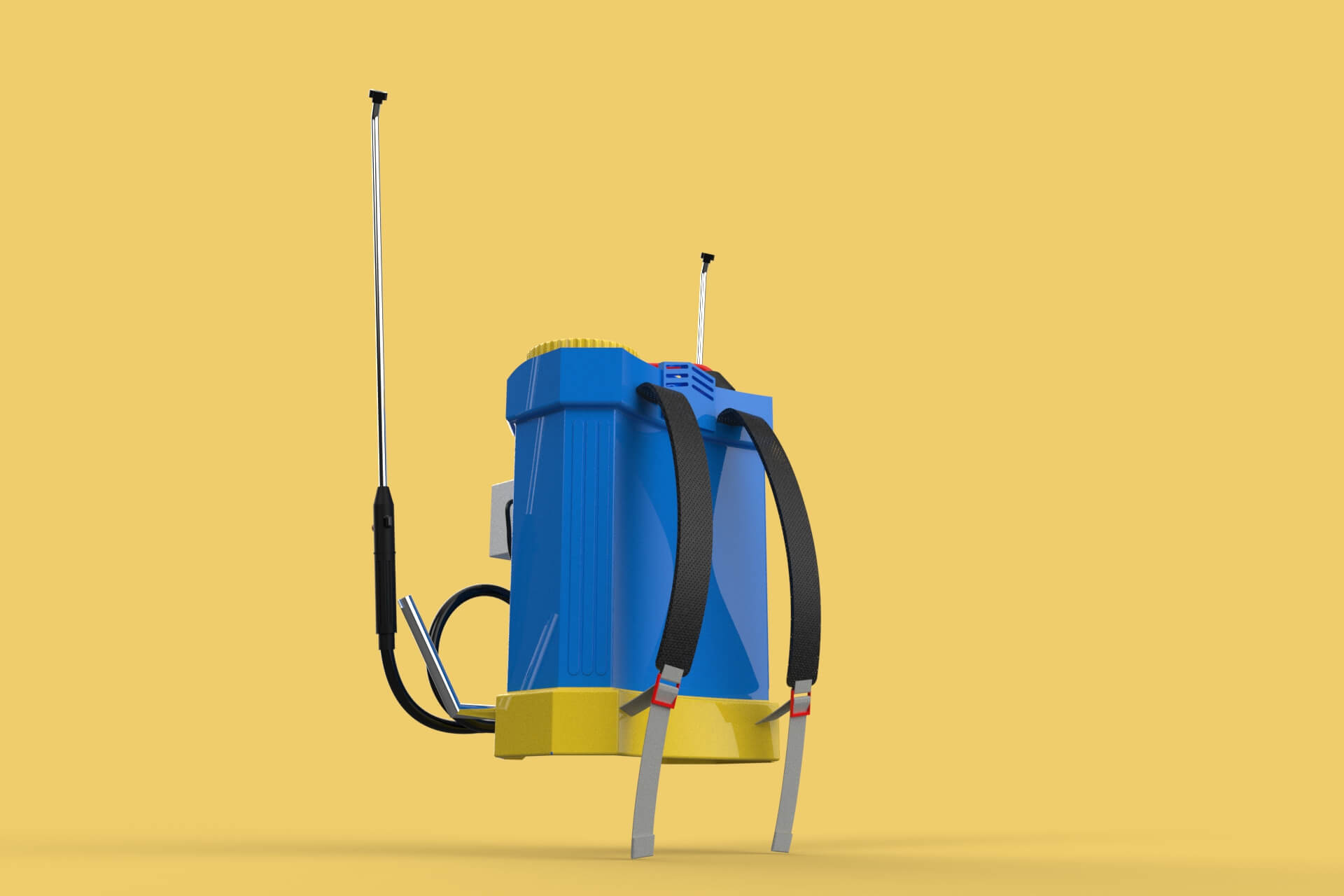 Electric Sprayer Knapsack Backpack Tank Pump Motor Battery - 3D Model ...