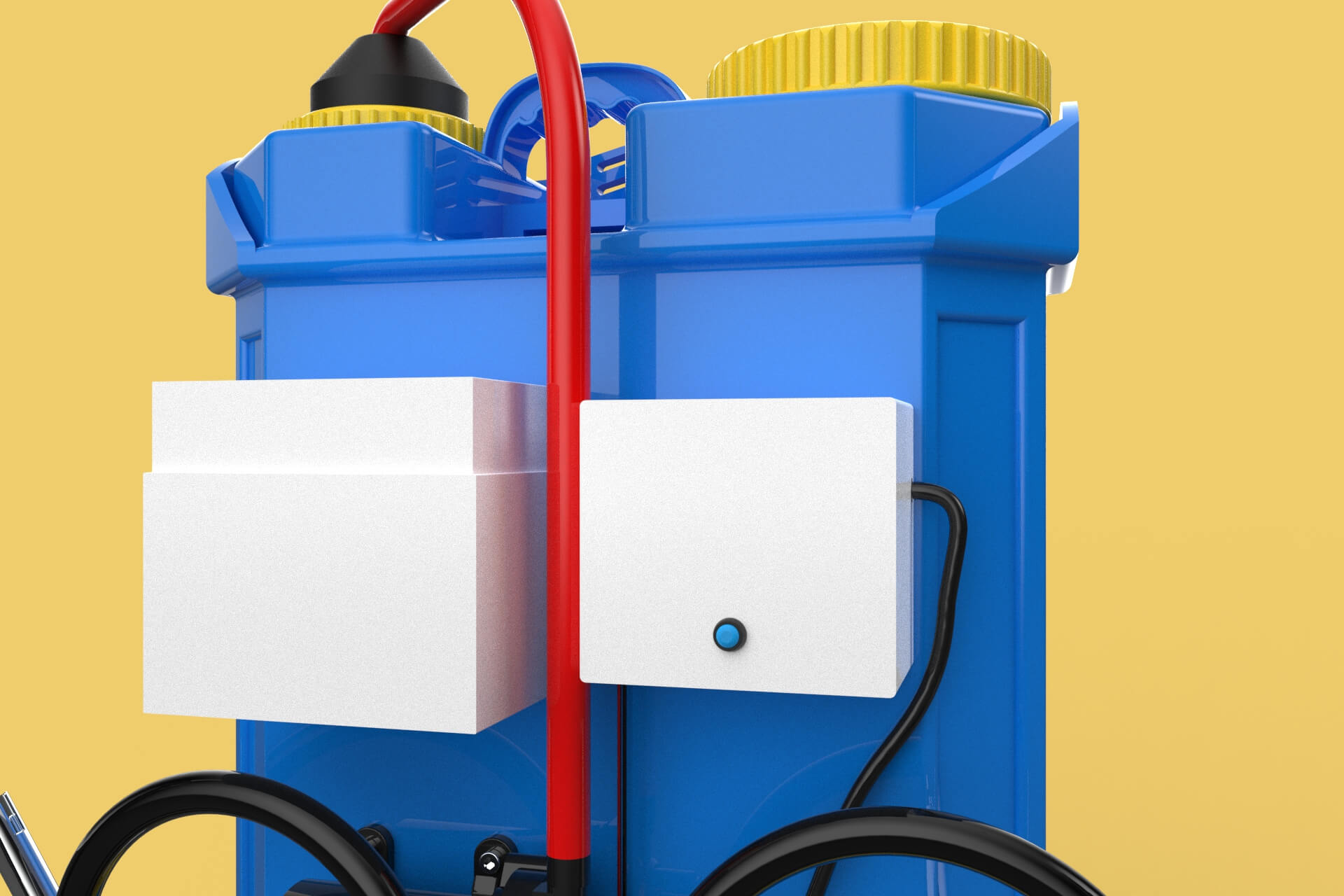 Electric Sprayer Knapsack Backpack Tank Pump Motor Battery - 3D Model ...