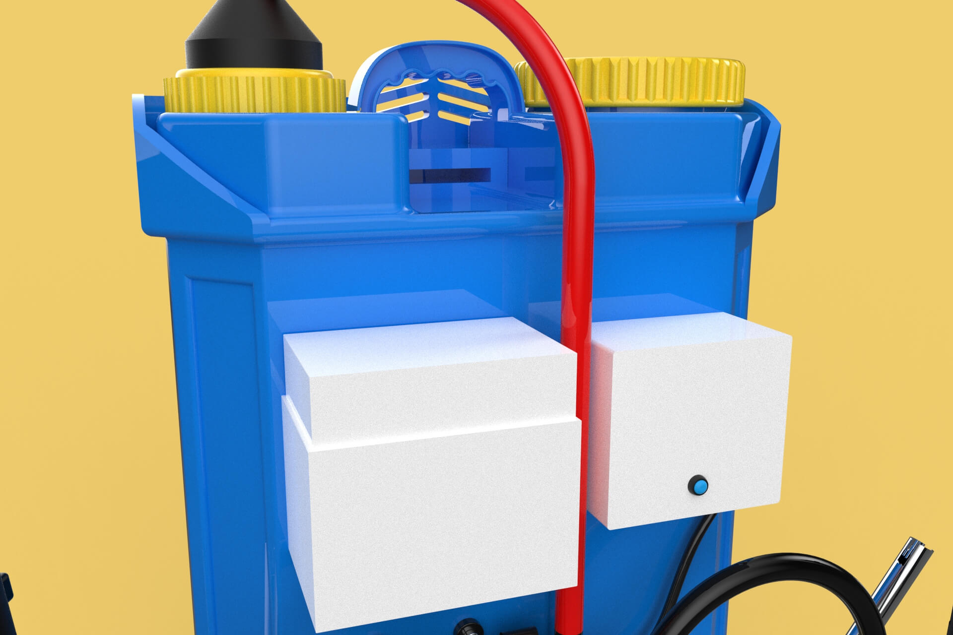 Electric Sprayer Knapsack Backpack Tank Pump Motor Battery - 3D Model ...