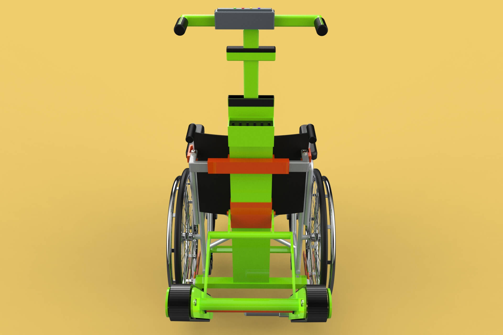 Electric Stair Climb Assist Wheelchair Crawler Lifts Trolley - 3D Model ...