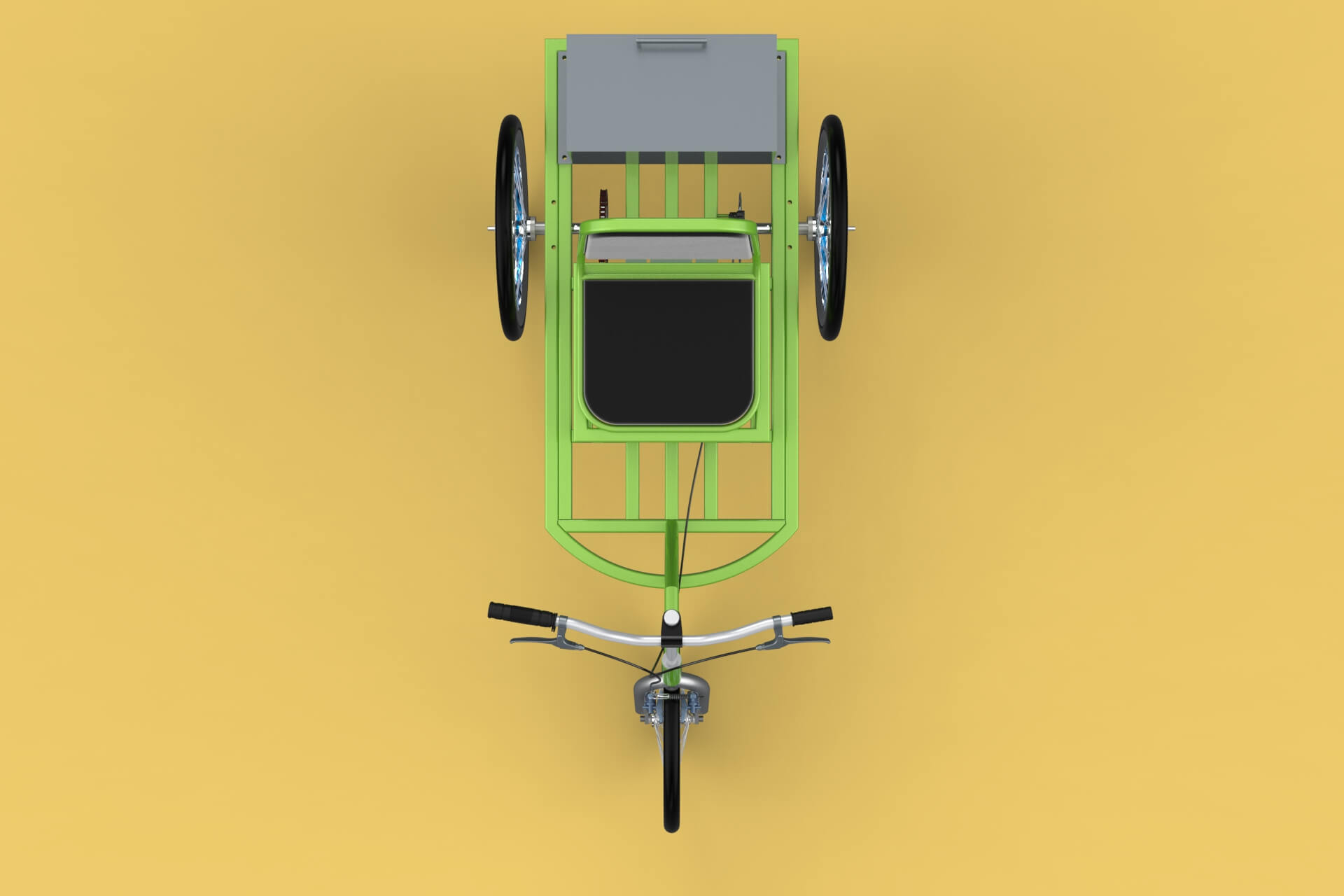 Electric Trike Tricycle 3 Wheel Bike Bicycle for Disability - 3D Model ...