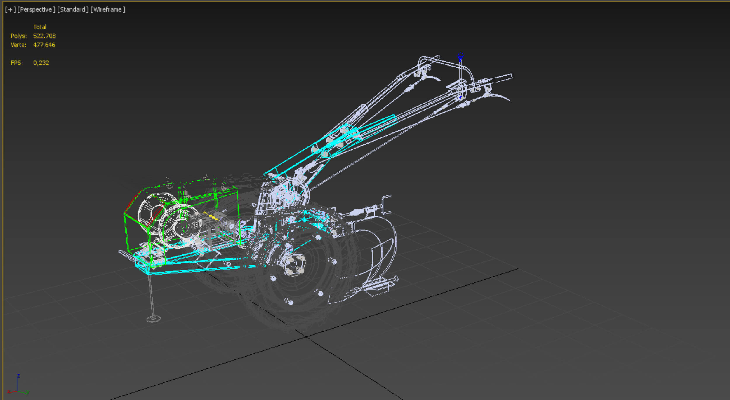Electric Walking Hand Tractor Agriculture Farm - 3D Model by surf3d