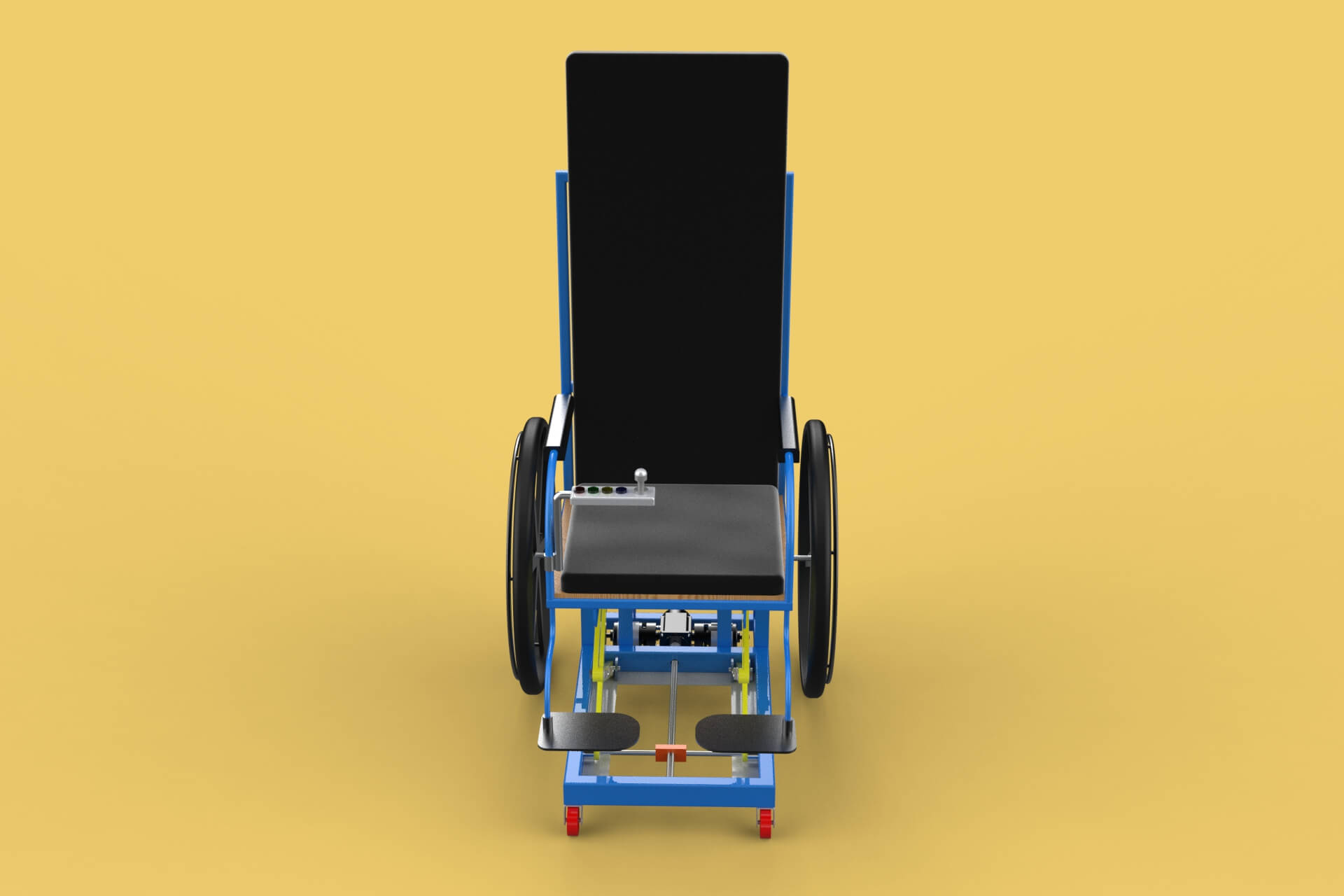 Elevating Power Electric Wheelchair Adjustable Height Stand - 3D Model ...