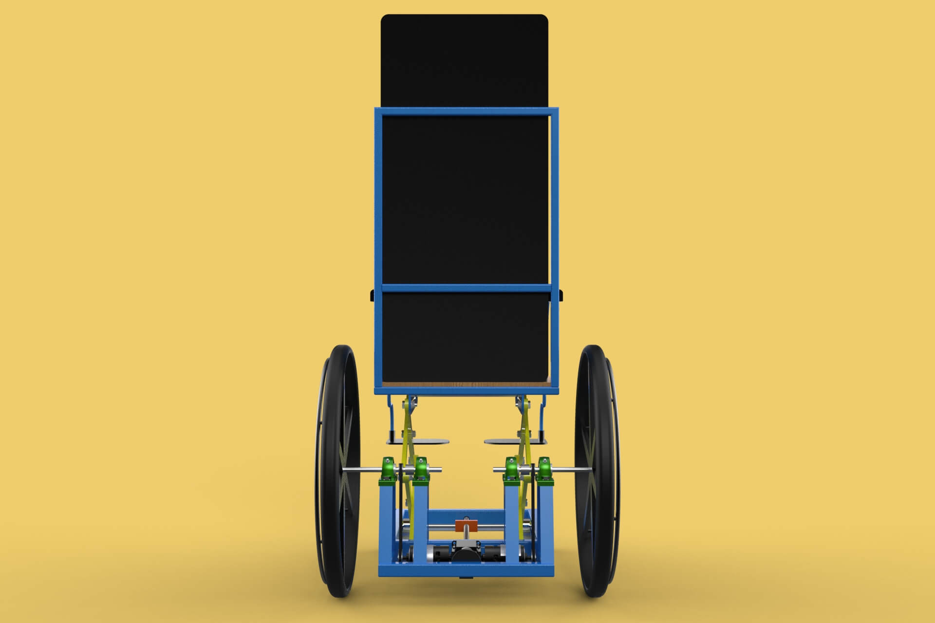 Elevating Power Electric Wheelchair Adjustable Height Stand - 3D Model ...