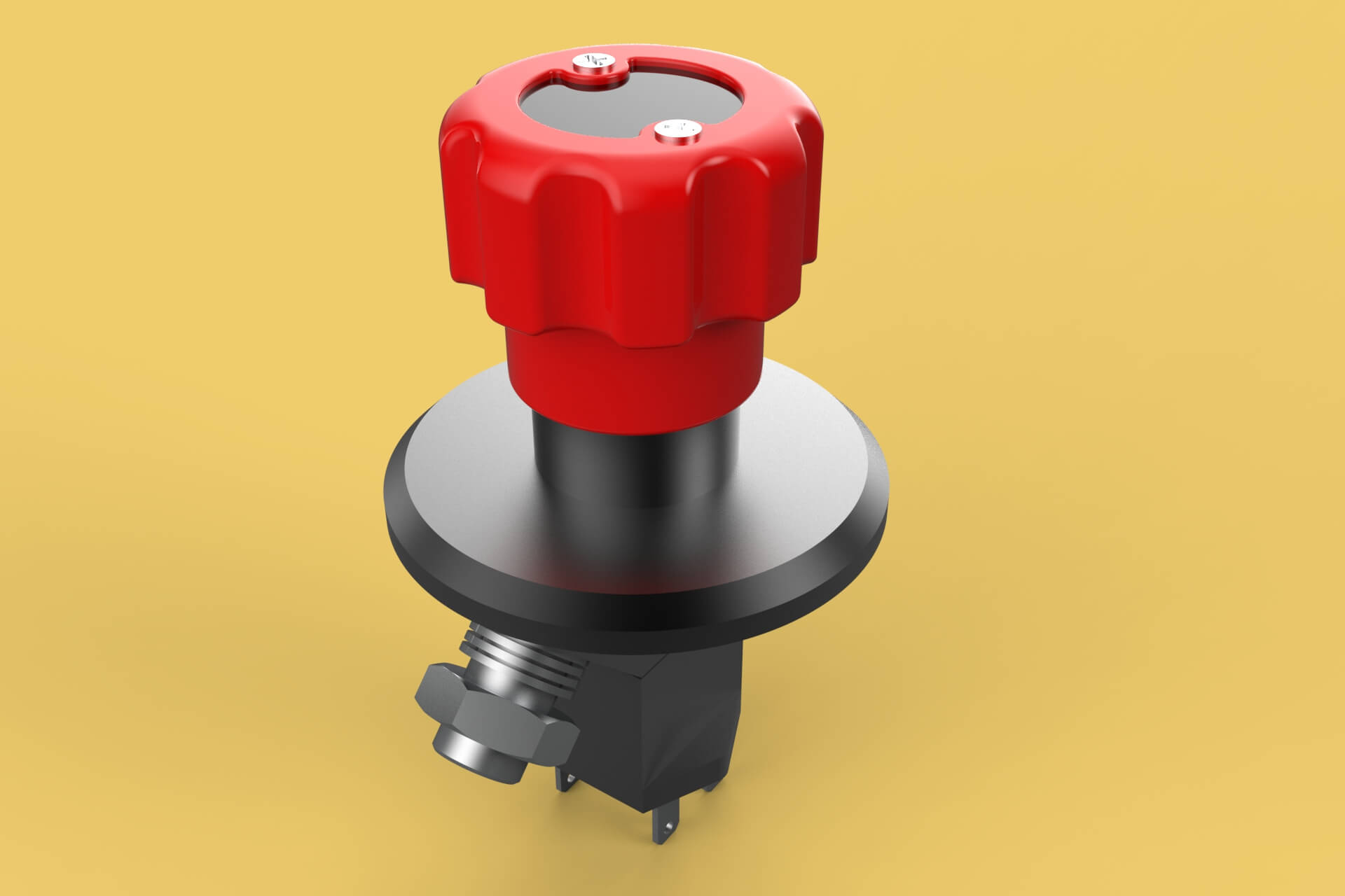 Emergency Button Disconnect Cut Off Kill Switch Alternator - 3D Model ...