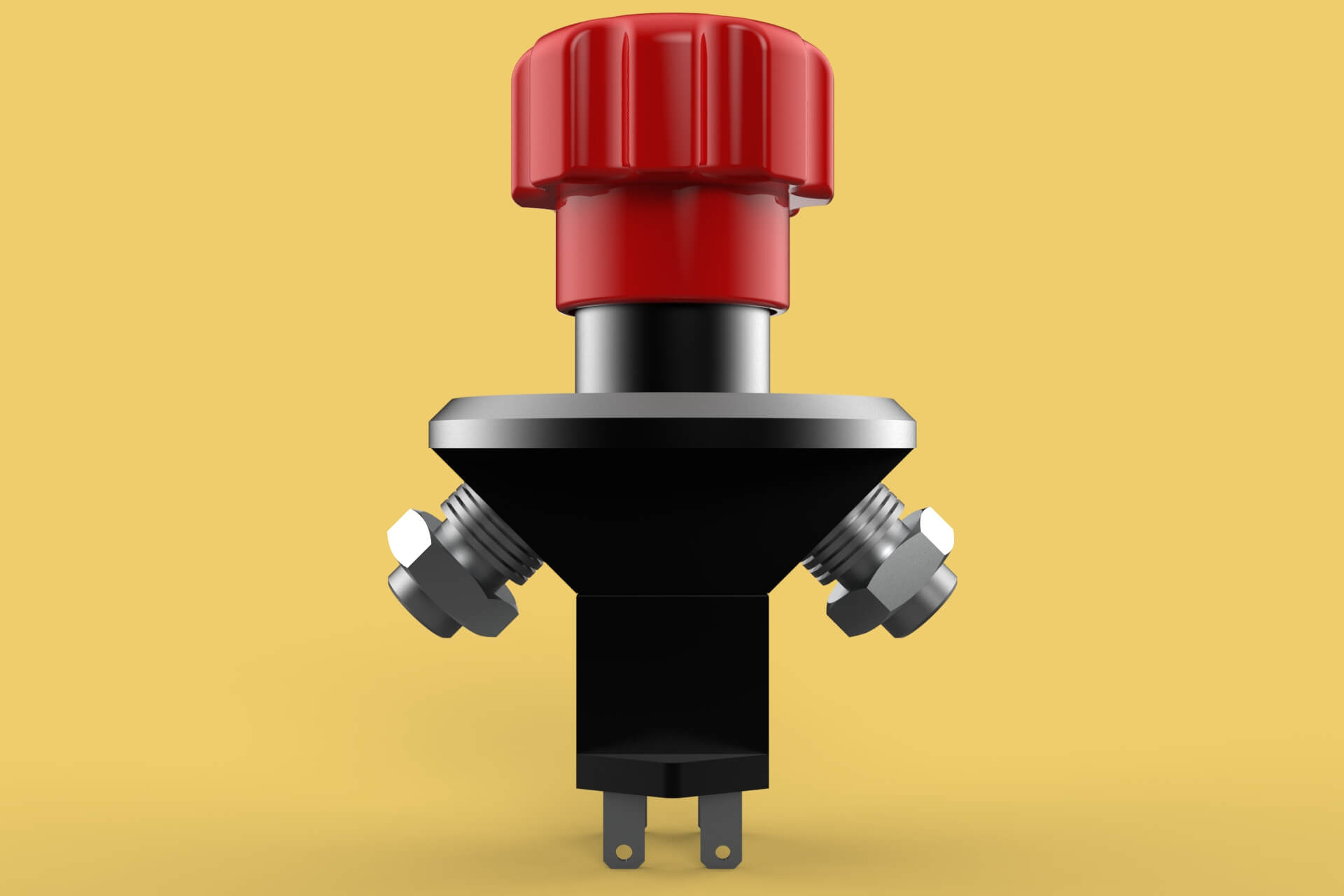 Emergency Button Disconnect Cut Off Kill Switch Alternator - 3D Model ...