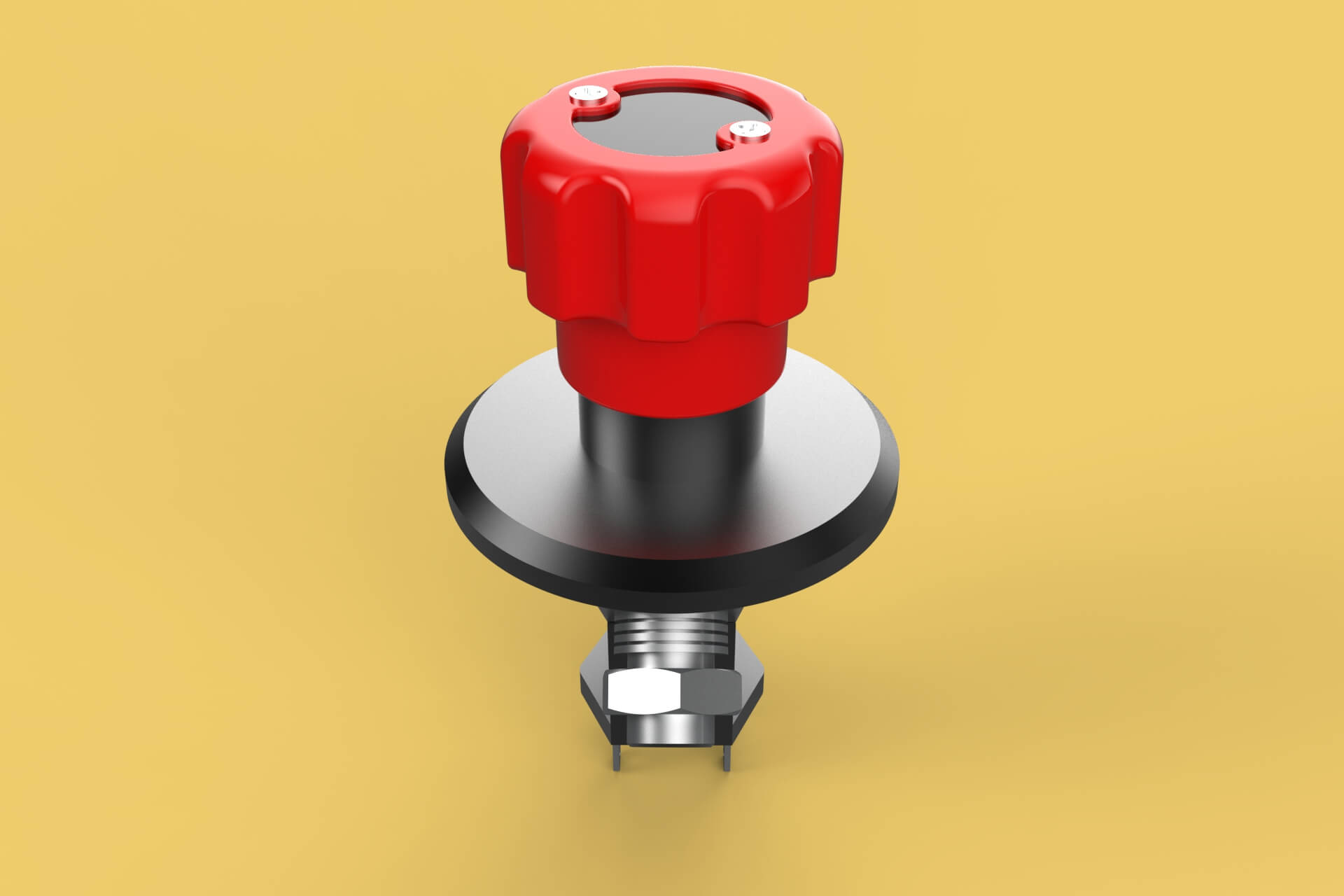 Emergency Button Disconnect Cut Off Kill Switch Alternator - 3D Model ...