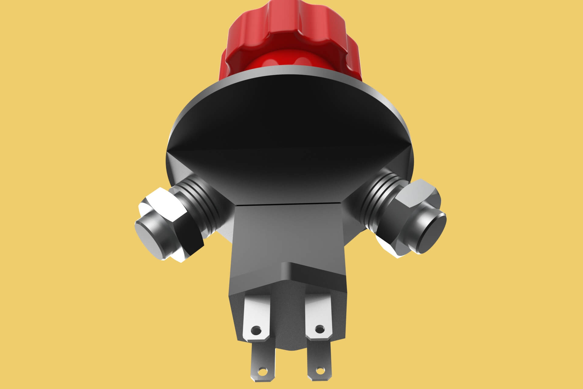 Emergency Button Disconnect Cut Off Kill Switch Alternator - 3D Model ...