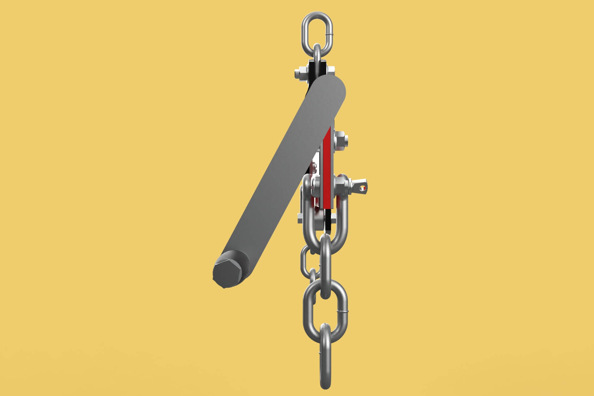 Engine Hoist Lift Crane Balancer Engine Load Leveler Chains - 3D Model ...