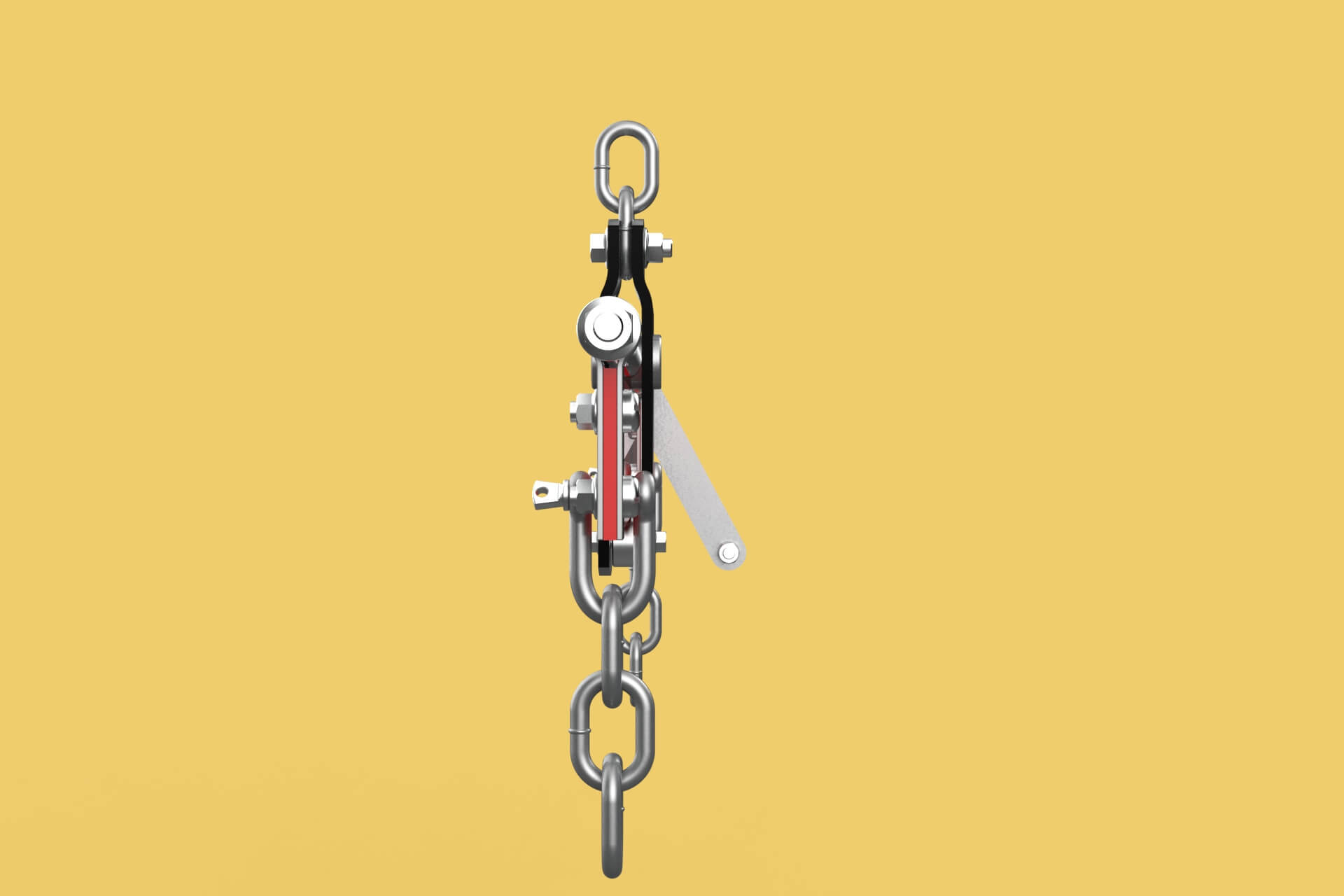 Engine Hoist Lift Crane Balancer Engine Load Leveler Chains - 3D Model ...